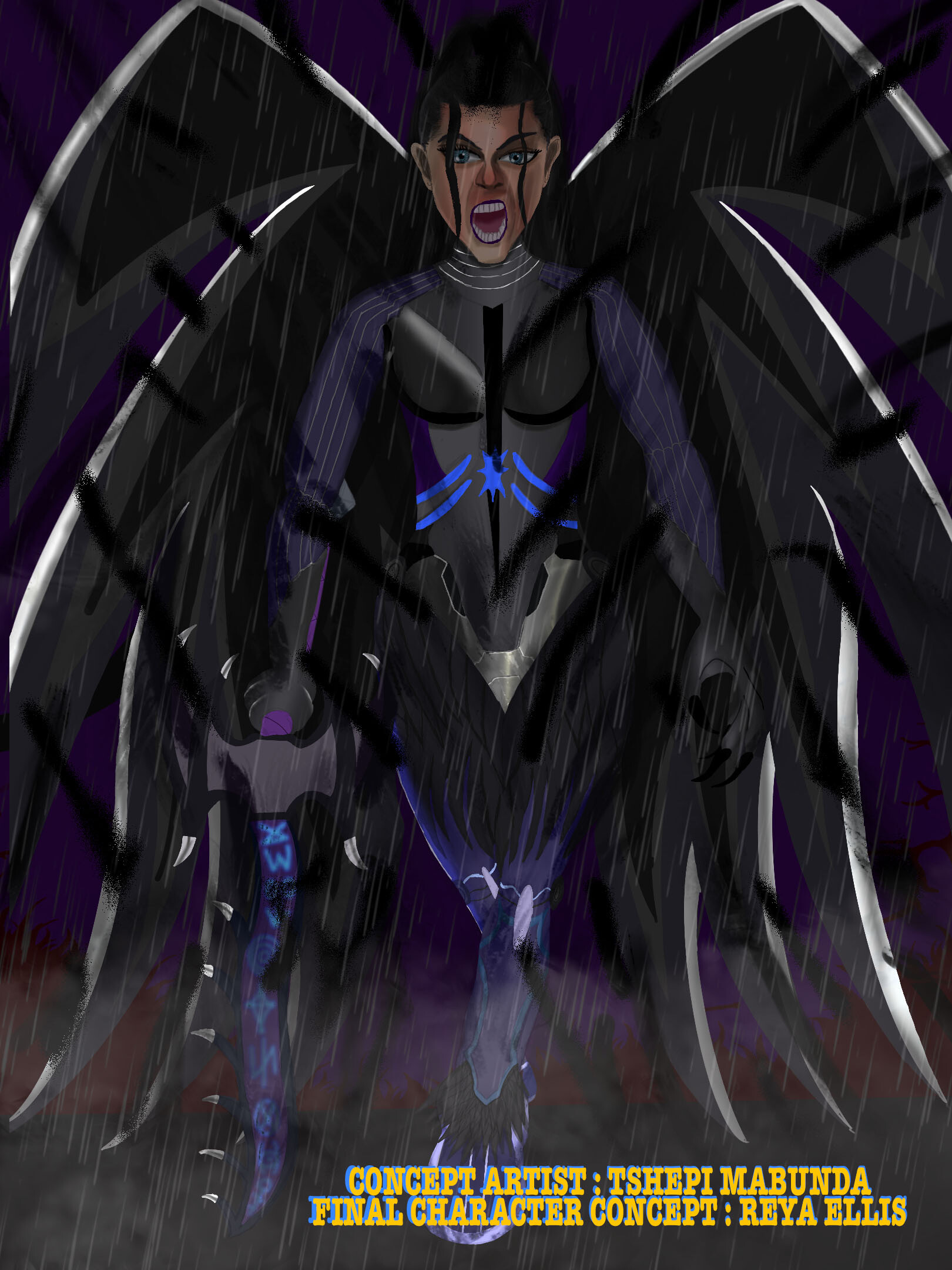 ArtStation - Final Concept Design of Reya Ellis