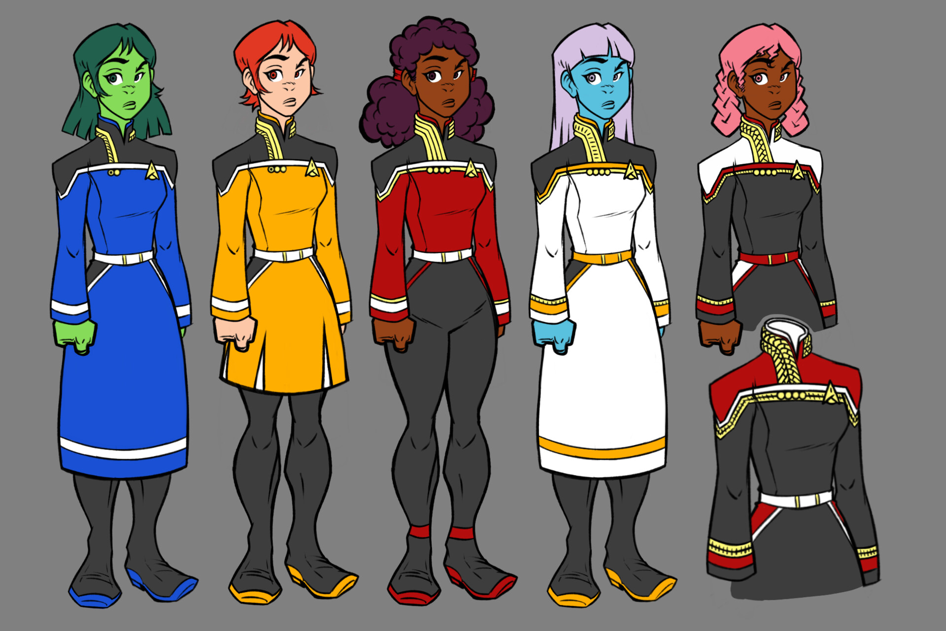 ArtStation - Star Trek Ribbon Rank collar