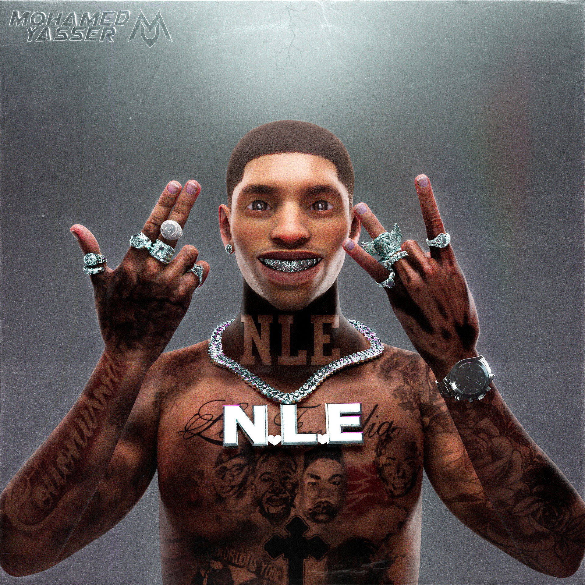 ArtStation - NLE Choppa 3D character