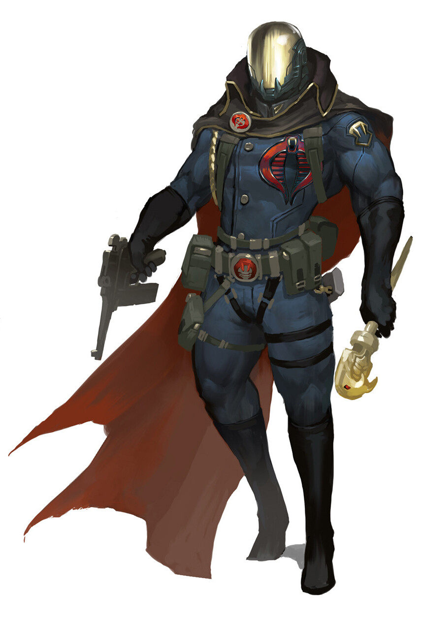 ArtStation - [2017]G.I.Joe_Cobra Commander