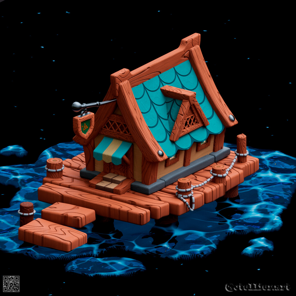 ArtStation - Isometric pier