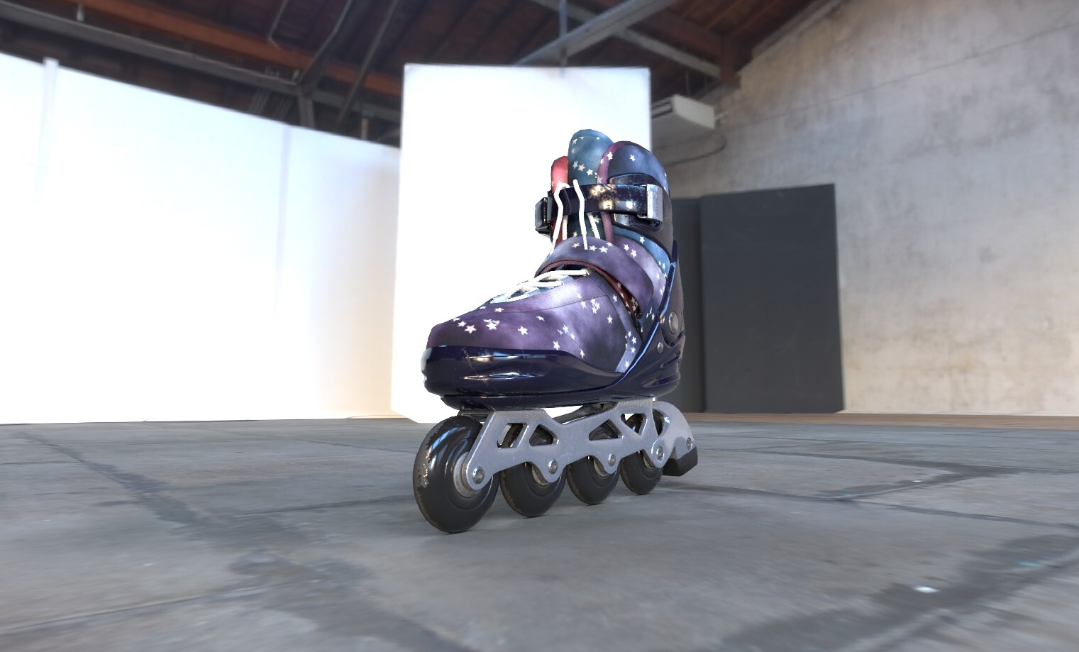 ArtStation - Galaxy Rollerblade (3D texturing)