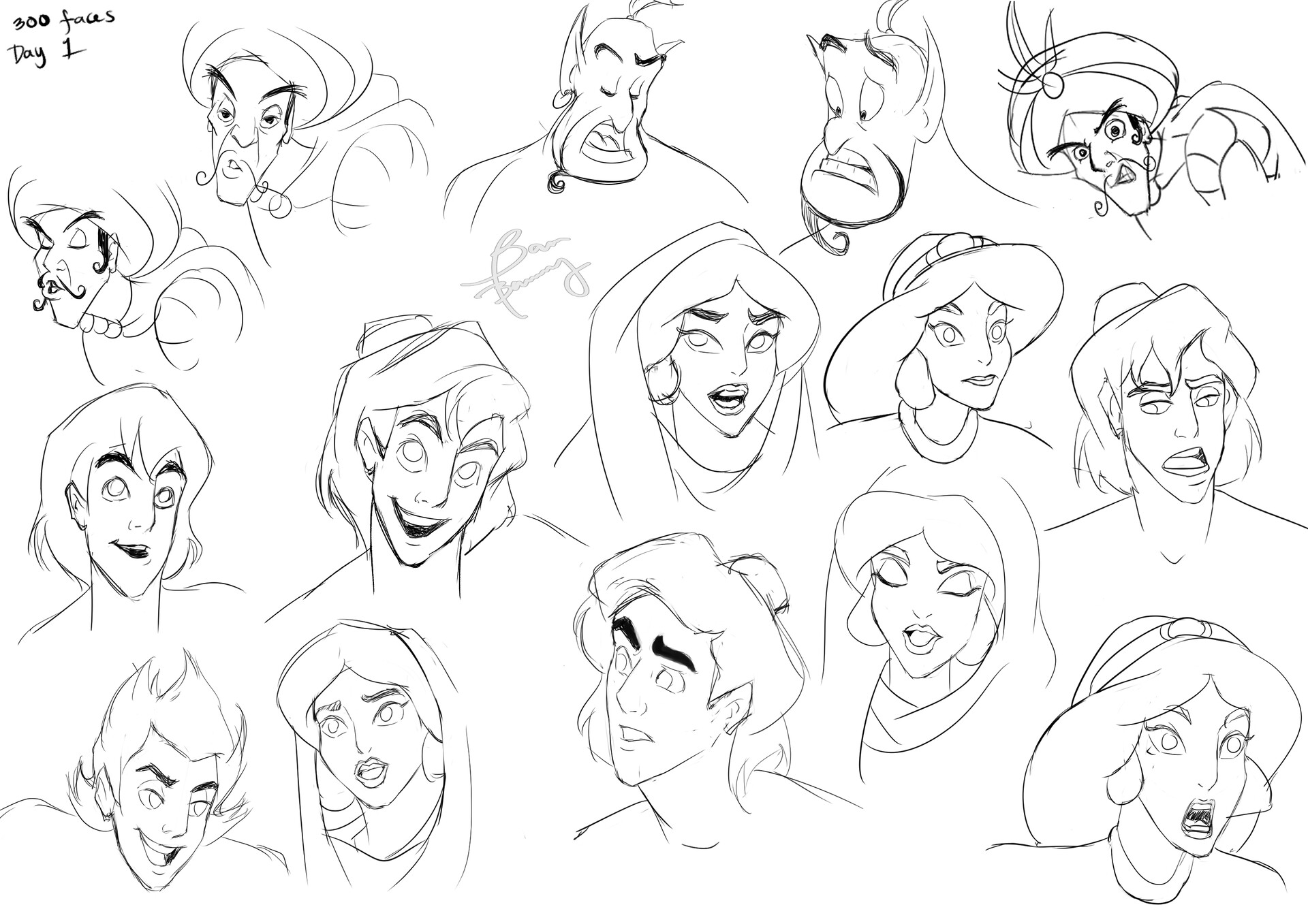 ArtStation - Head Studies - Stylized Faces