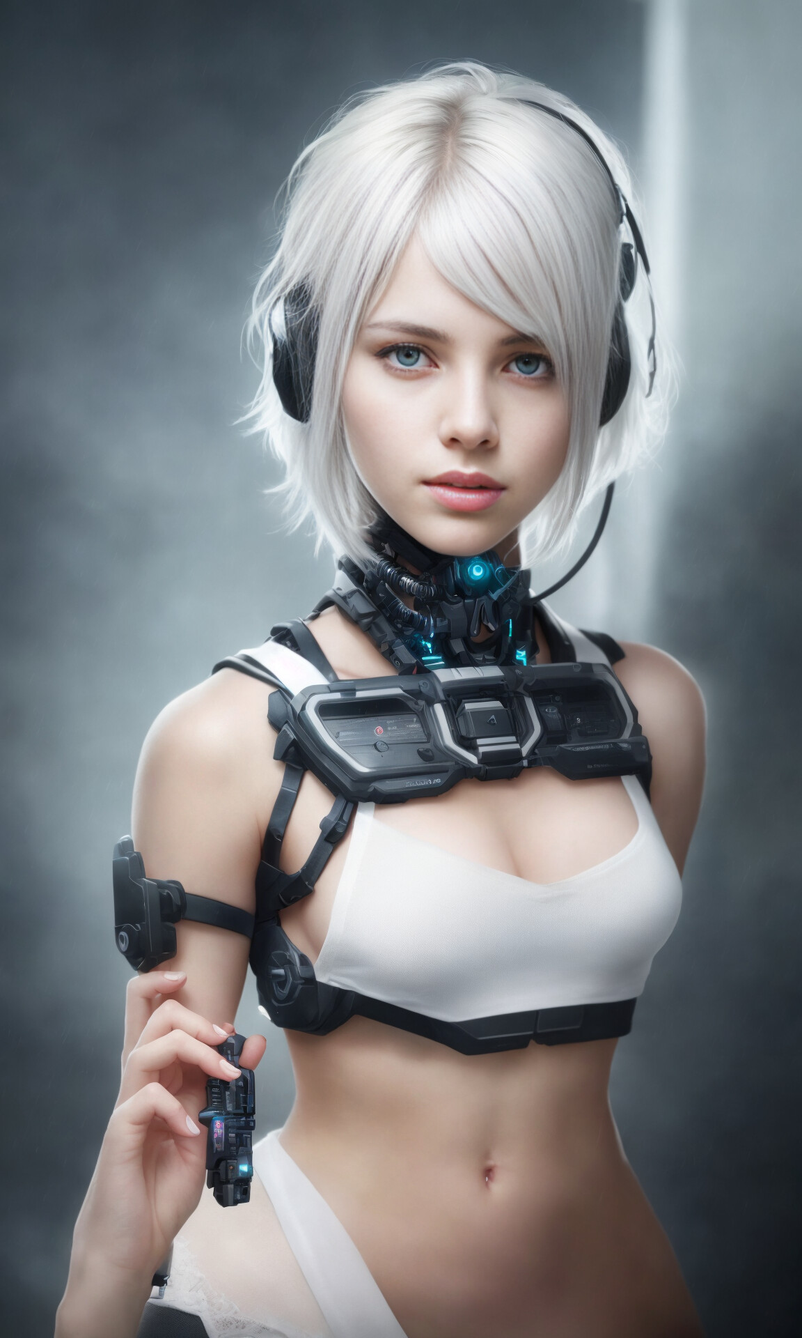 ArtStation - tech man cyberpunk