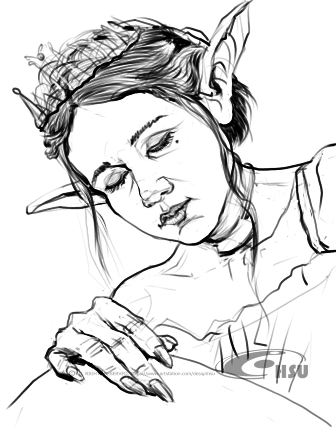 ArtStation - Elf girl2