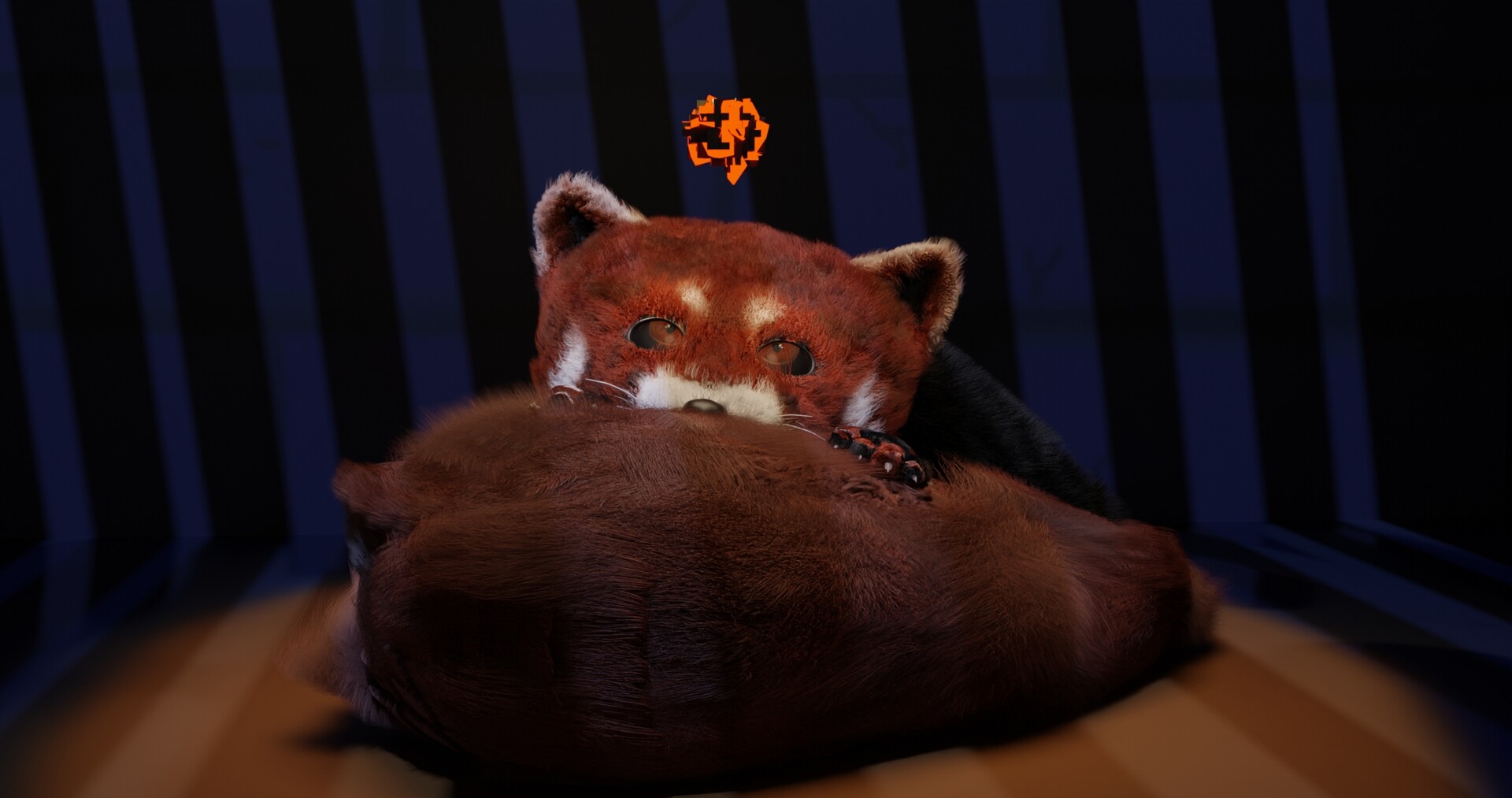 ArtStation - red panda feels hope