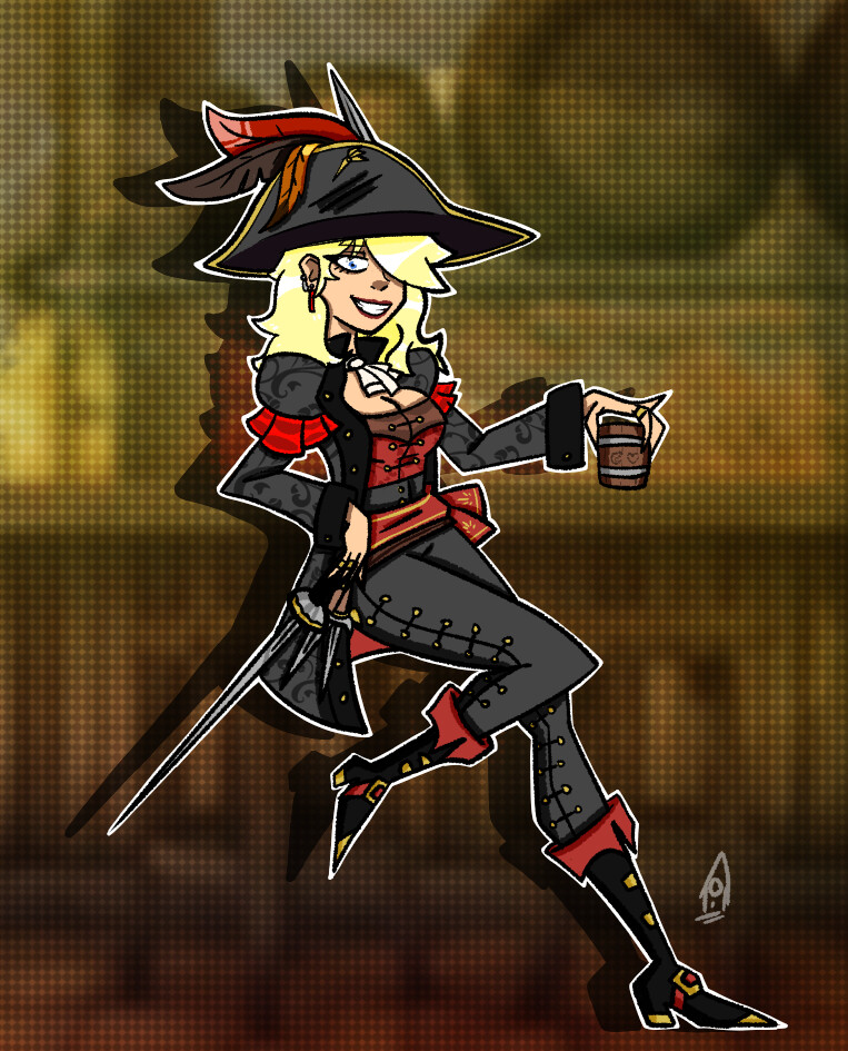 ArtStation - Zanlan Pirate Luskan DnD OC