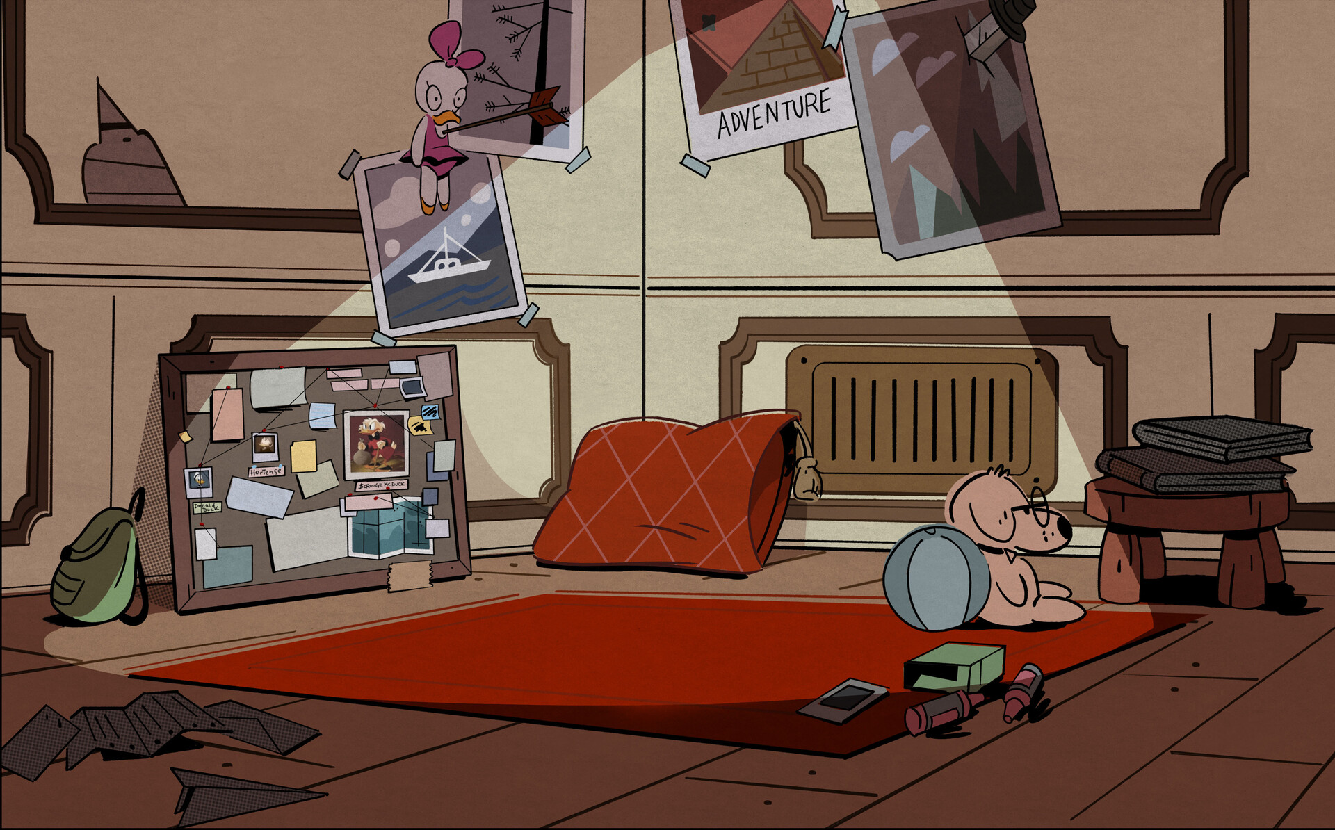 ArtStation - Duck Tales BG Design & Color