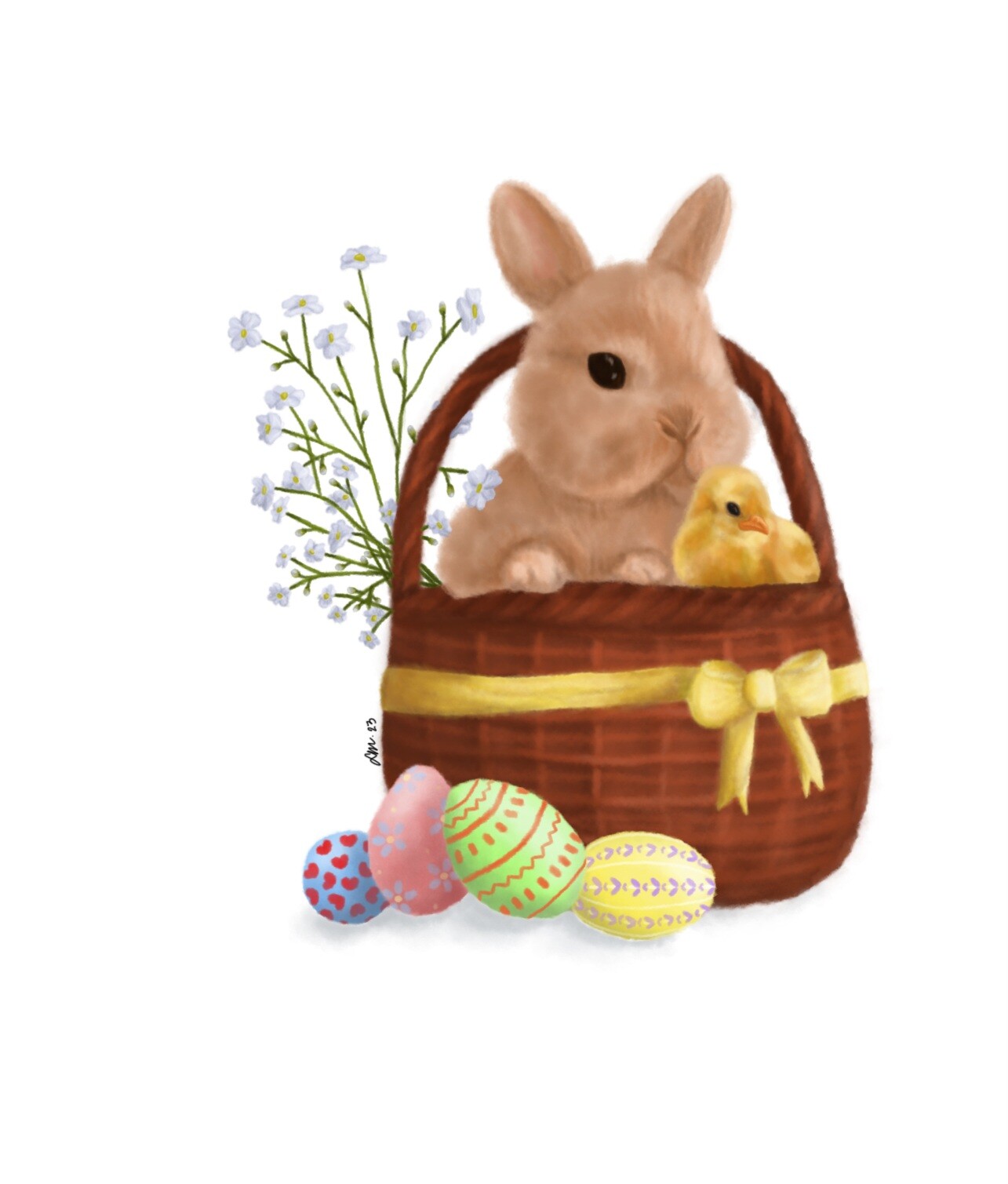 ArtStation - Cuteness Overload Easter Basket