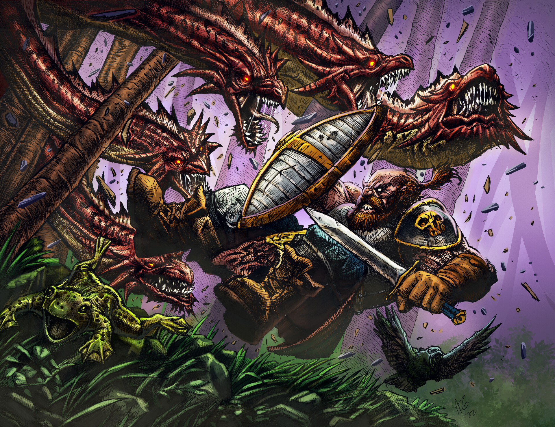 ArtStation - The Red Hydra