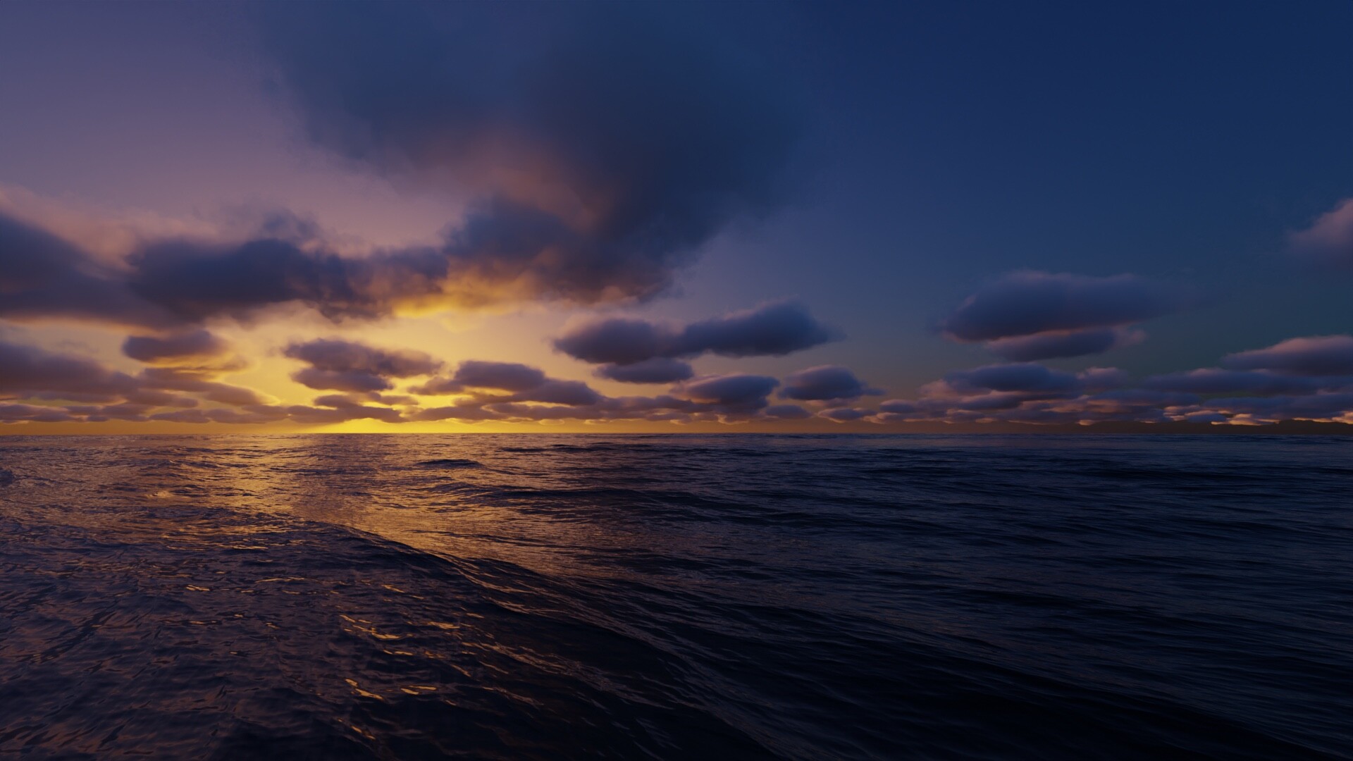 ArtStation - I made procedural volumetric clouds in blender