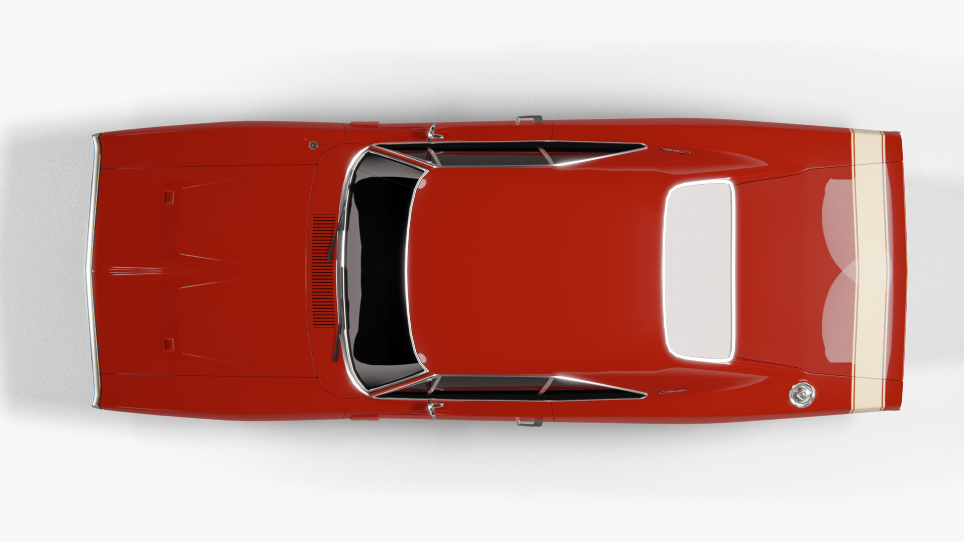 Dodge Charger Top View