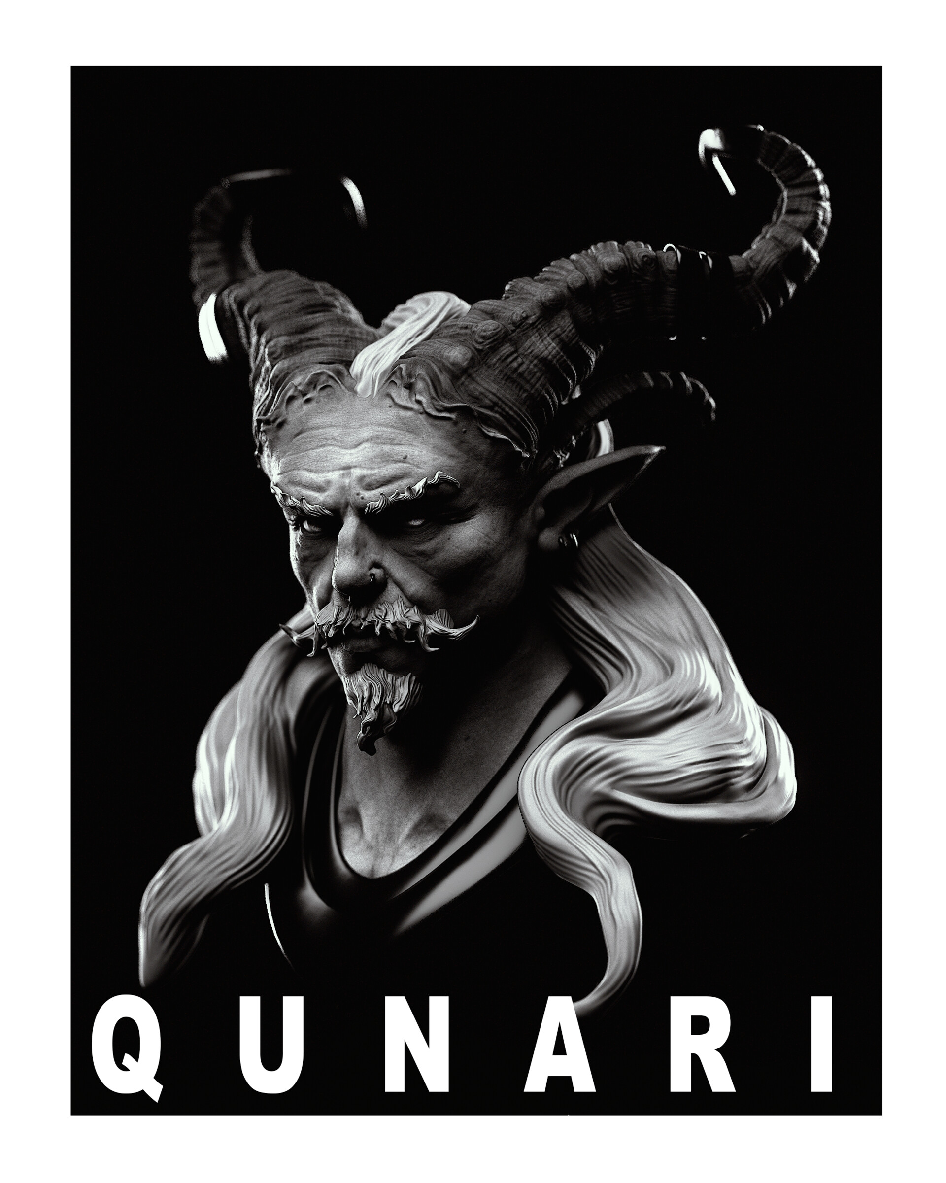 ArtStation - Qunari sketch