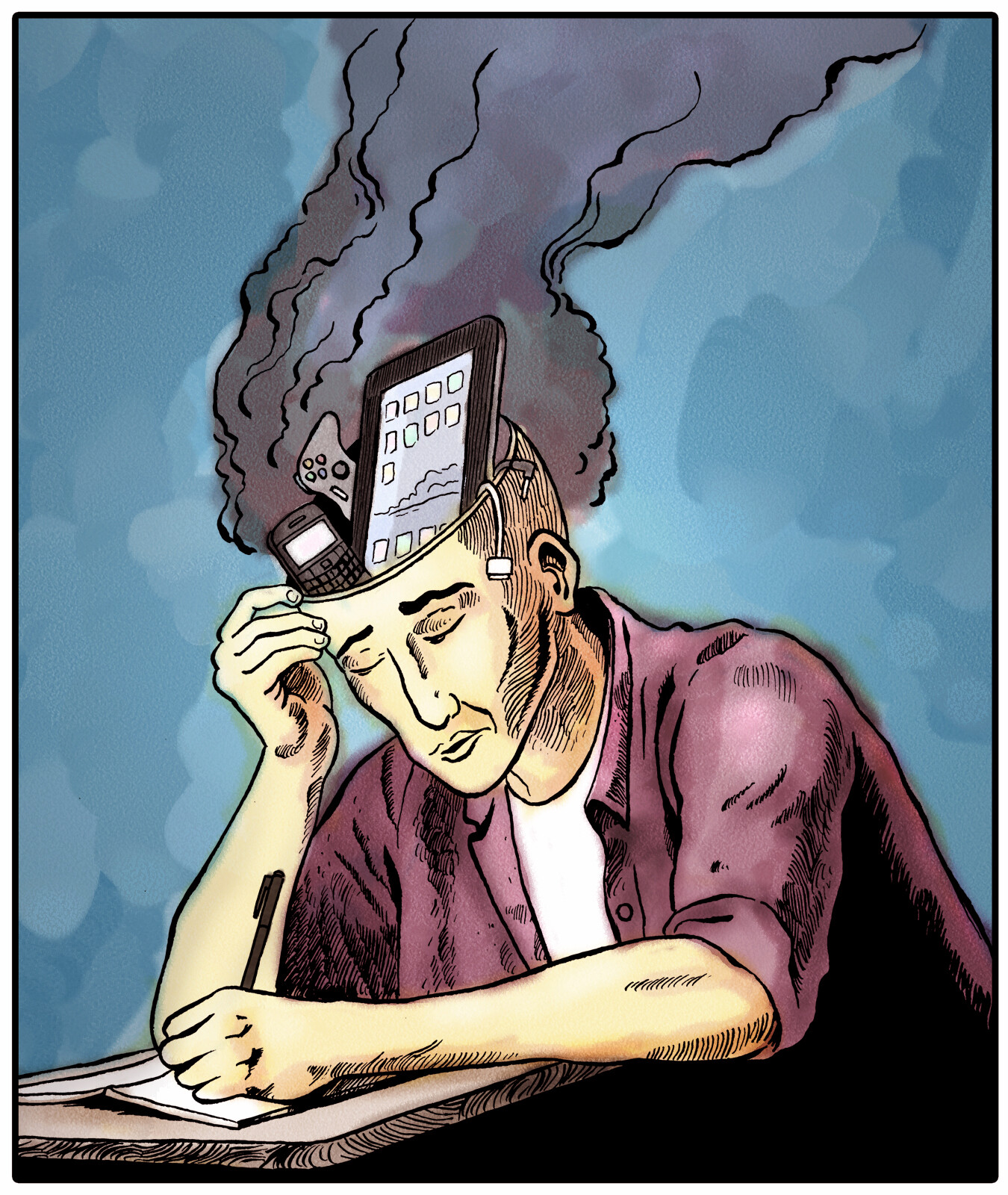 ArtStation - Digital Distractions (for Ulster Publishing)