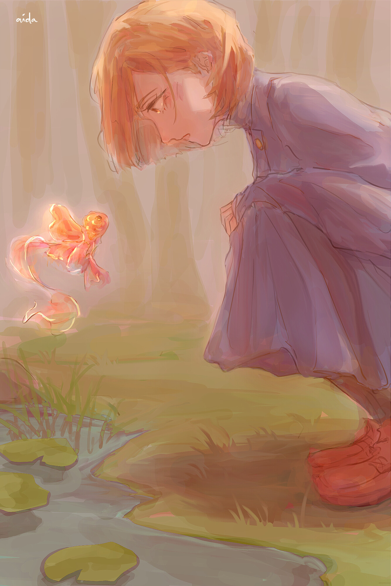 ArtStation - Nobara and the Fictional Fish