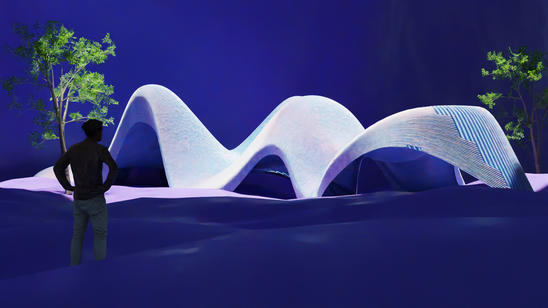 ArtStation - PARAMETRIC PAVILION