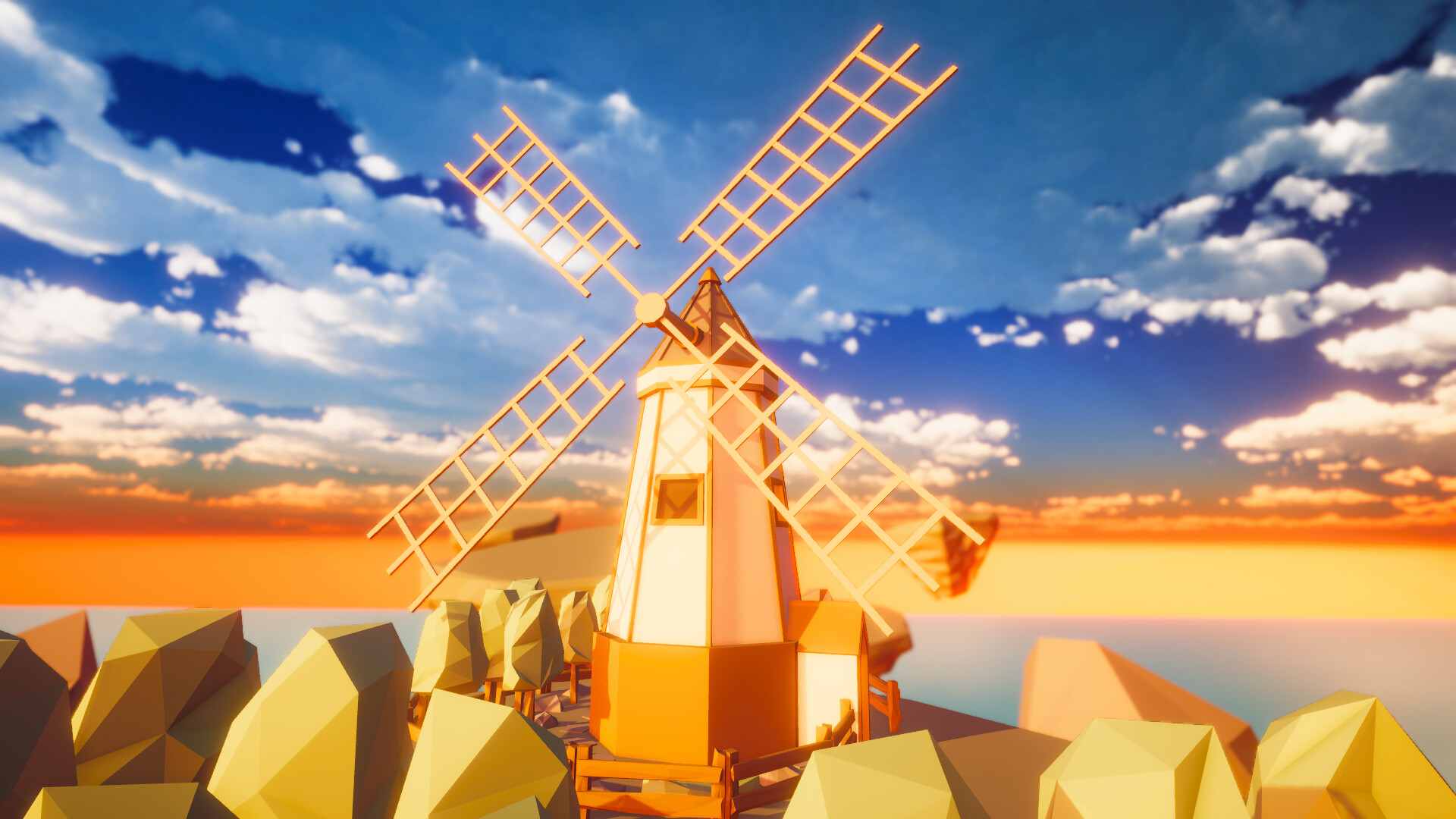 ArtStation - "PolyJump" - 2.5D Platformer Game