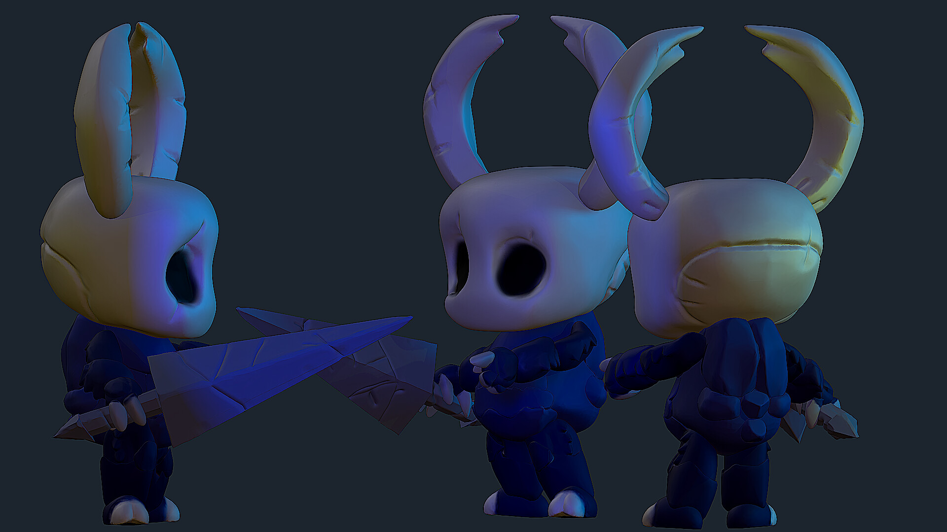 ArtStation - 3D Hollow Knight Protagonist