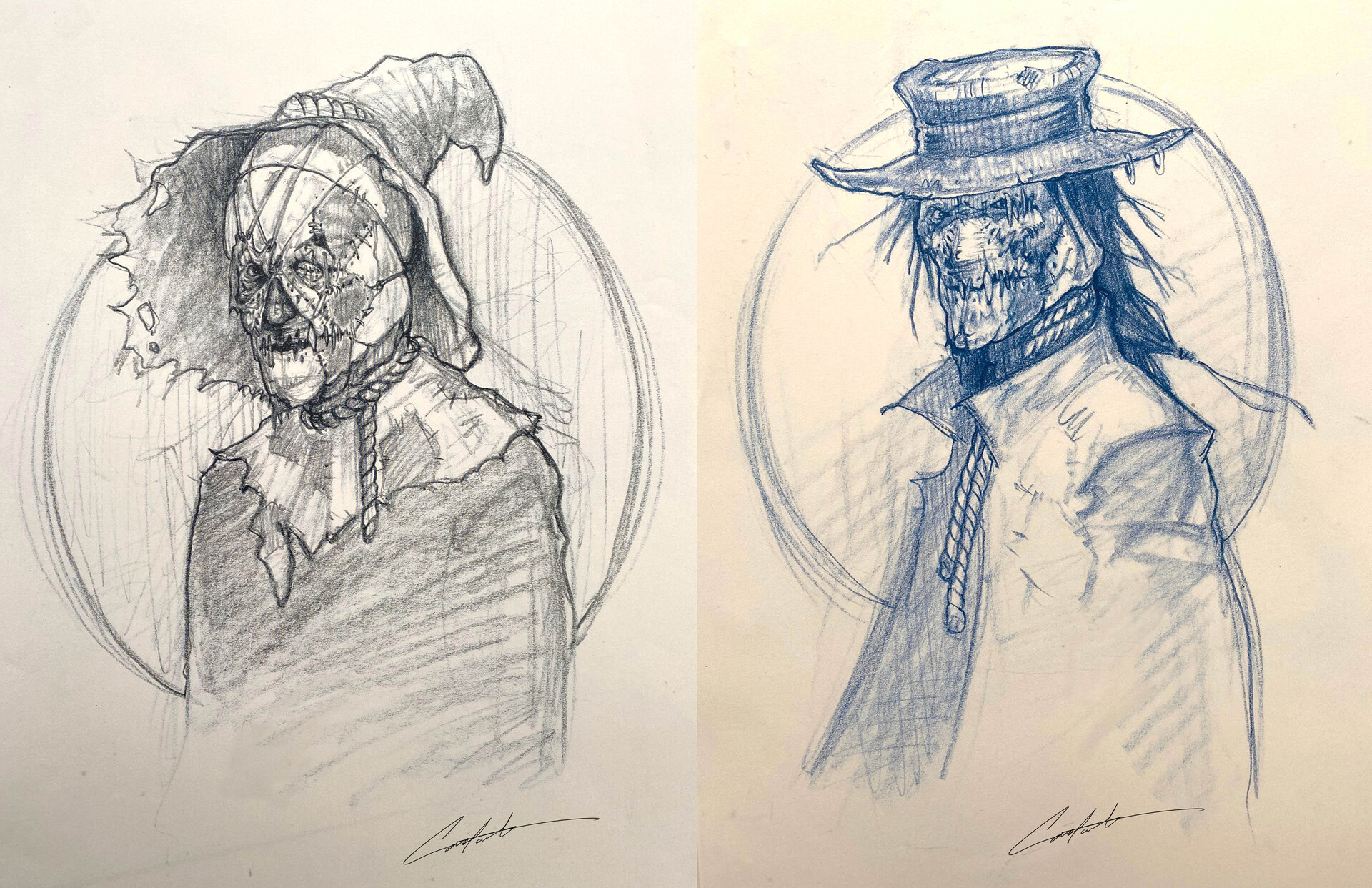 Iconic Design Studio - Scarecrow makeup designs