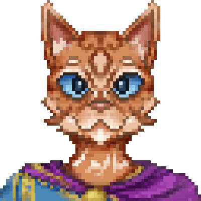 ArtStation - Tabaxi bard Pixel Portrait