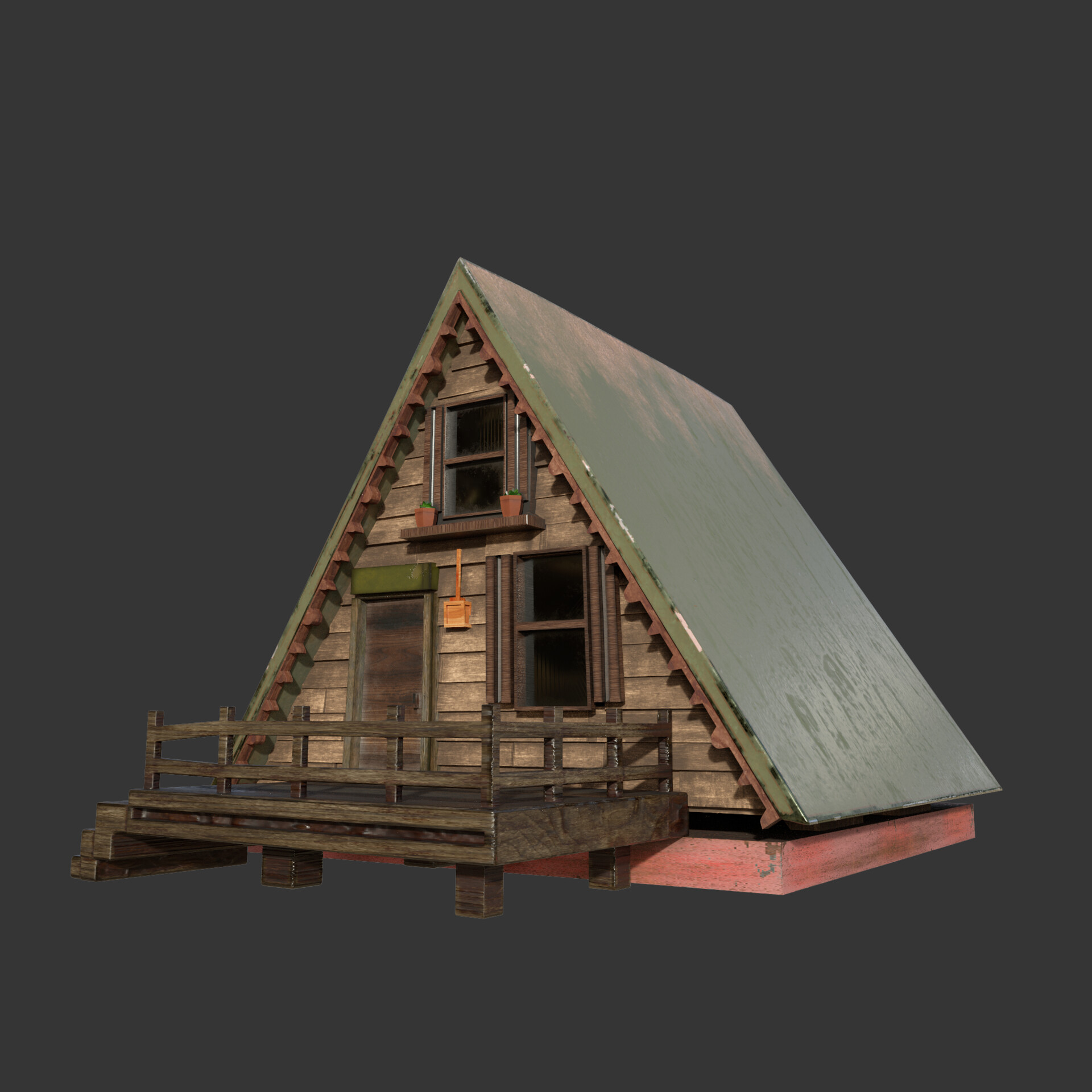 ArtStation - Log House