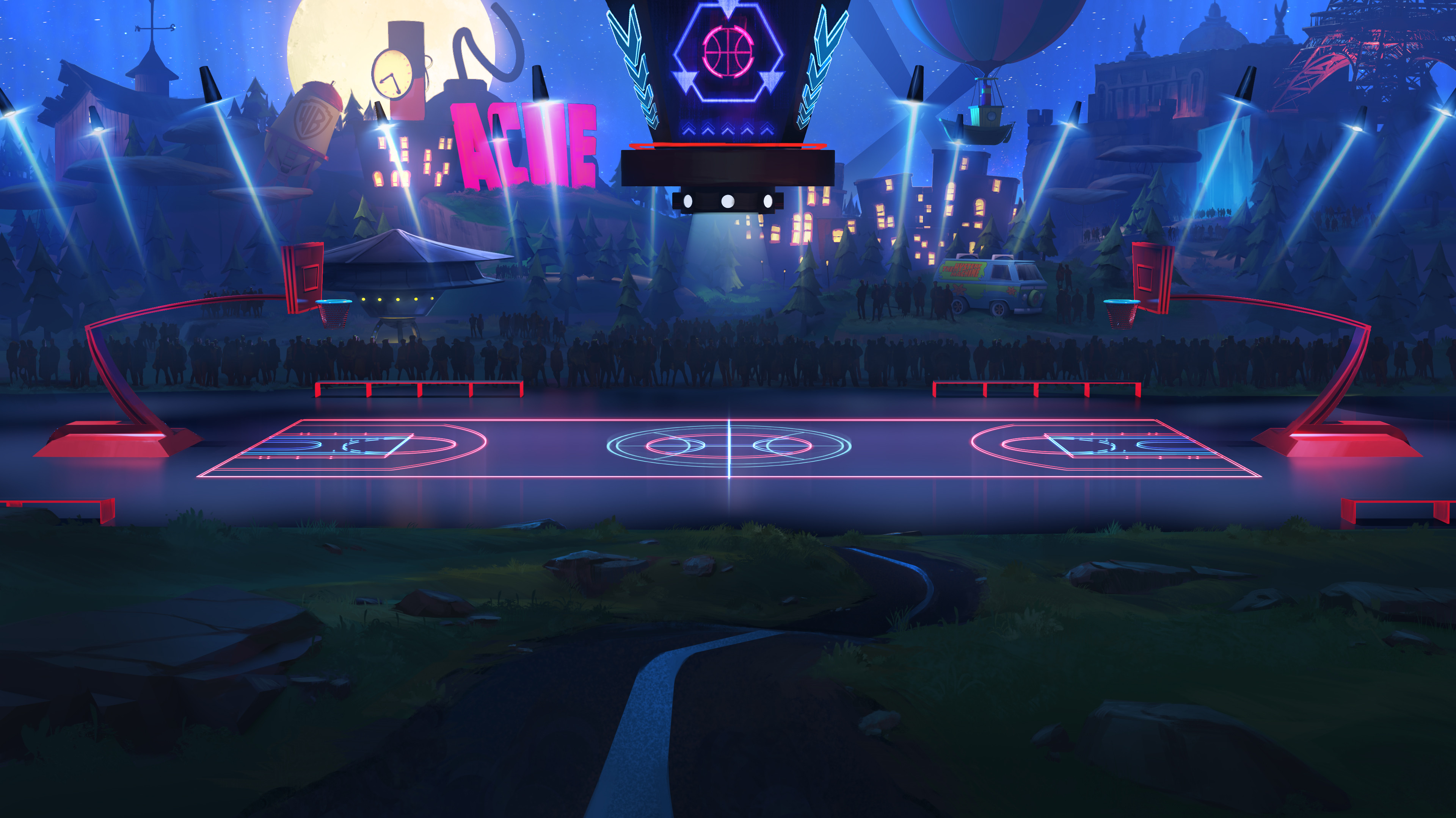 Jose Vega - MultiVersus - Space Jam Stage Concept