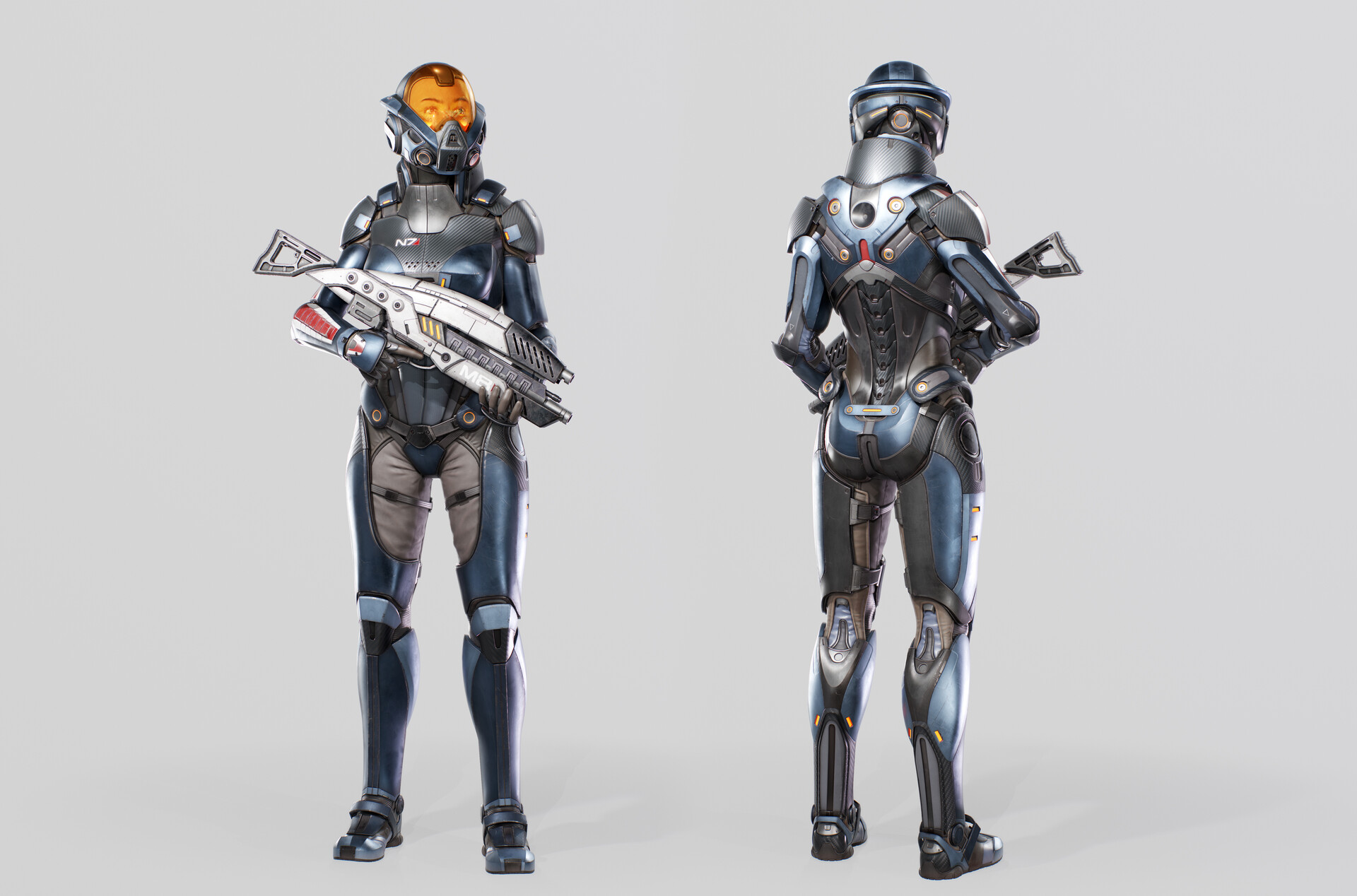 Richard Bryce Gore - N7 Soldier: Mass Effect Fan Art