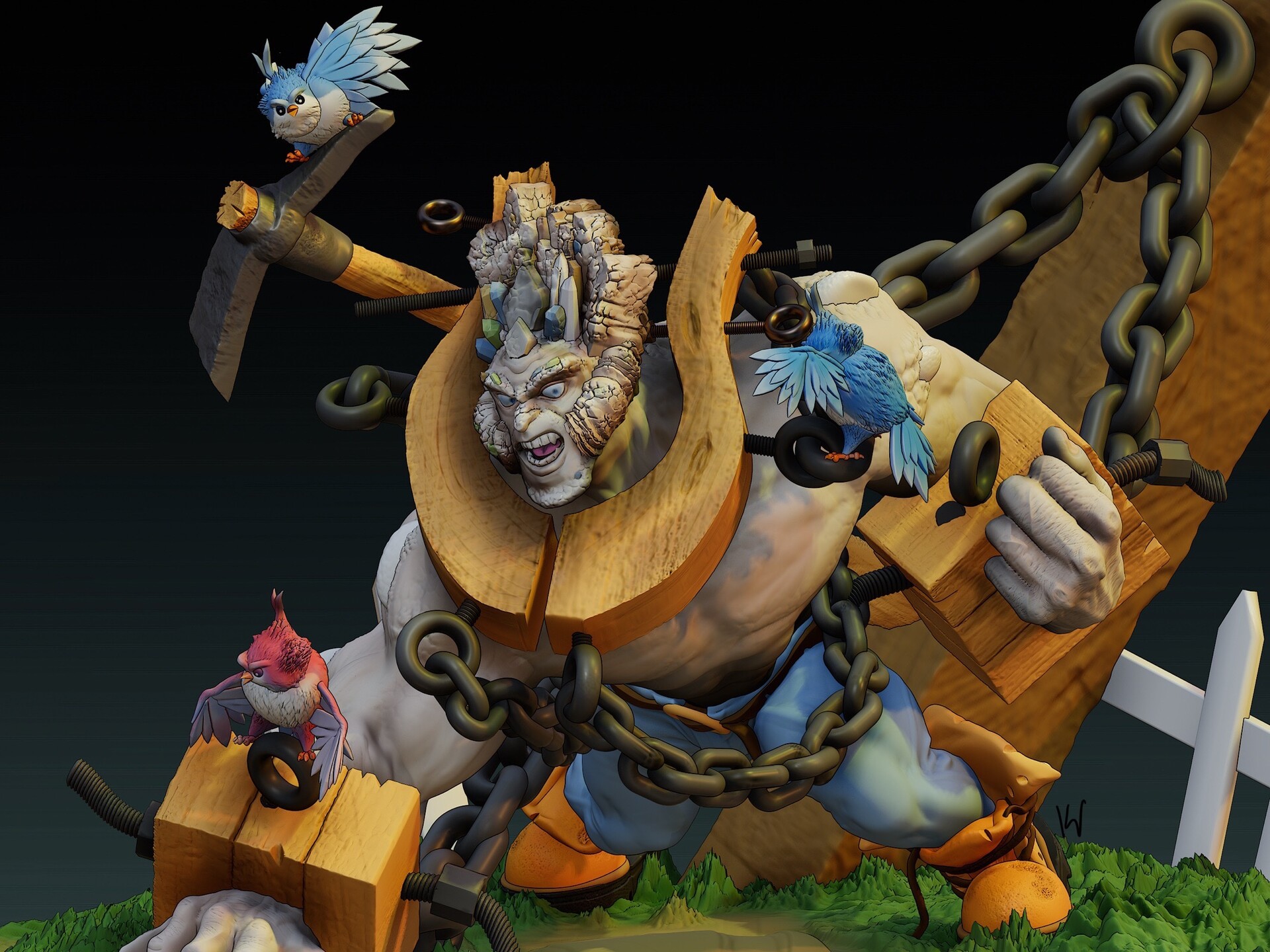 ArtStation - Oxen - OC