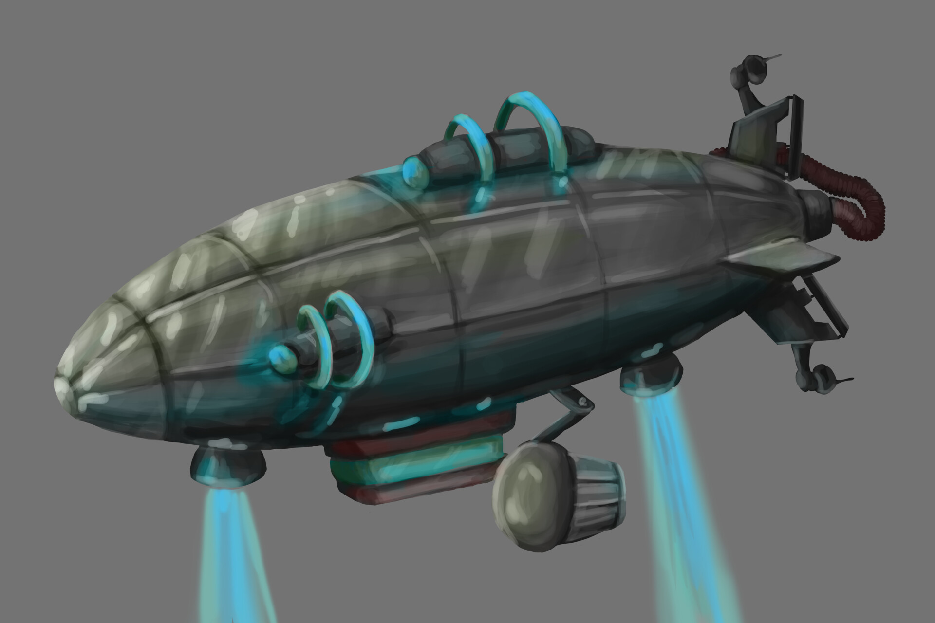 James Taiclet - Cyberpunk Blimp Redesign