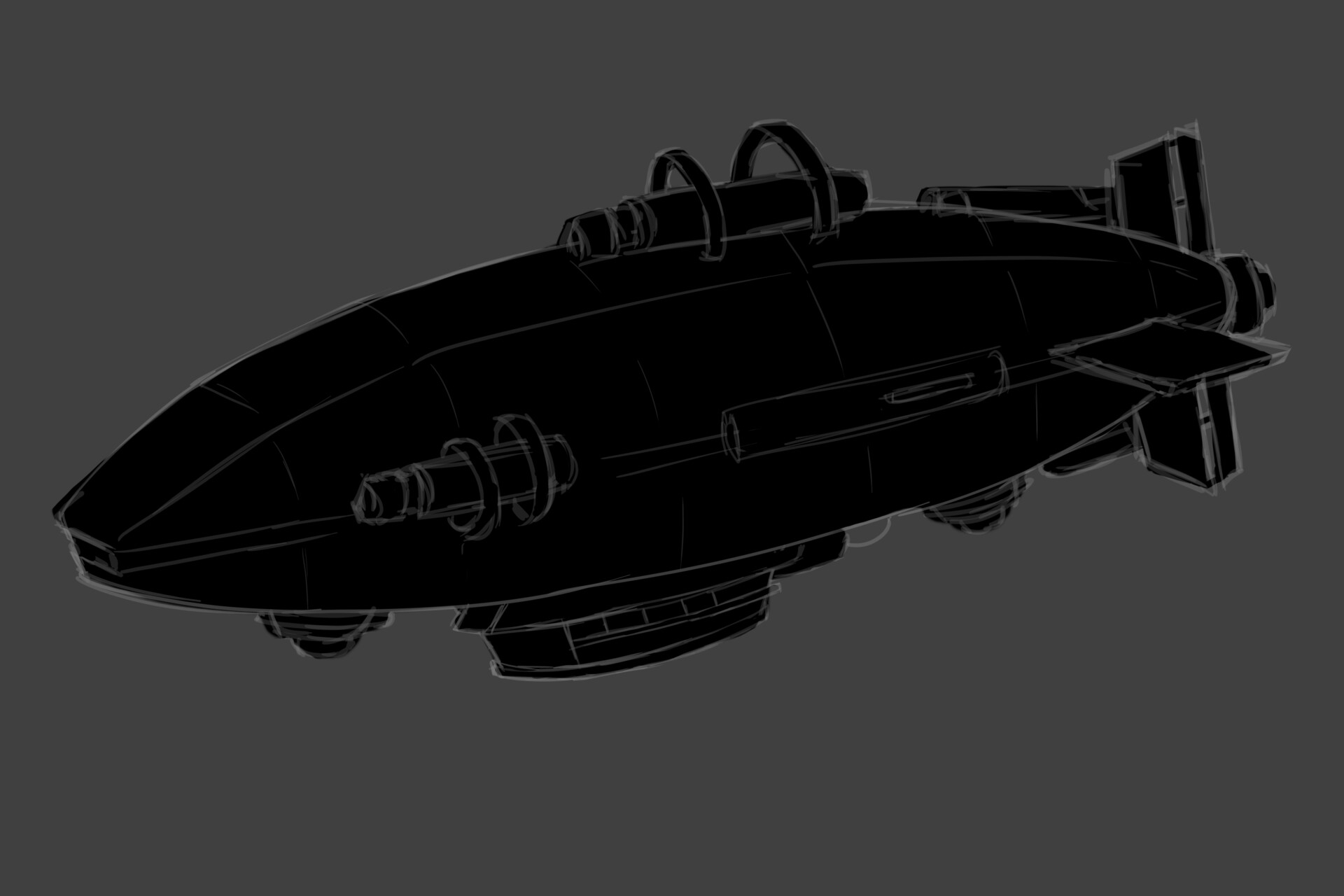 James Taiclet - Cyberpunk Blimp Redesign