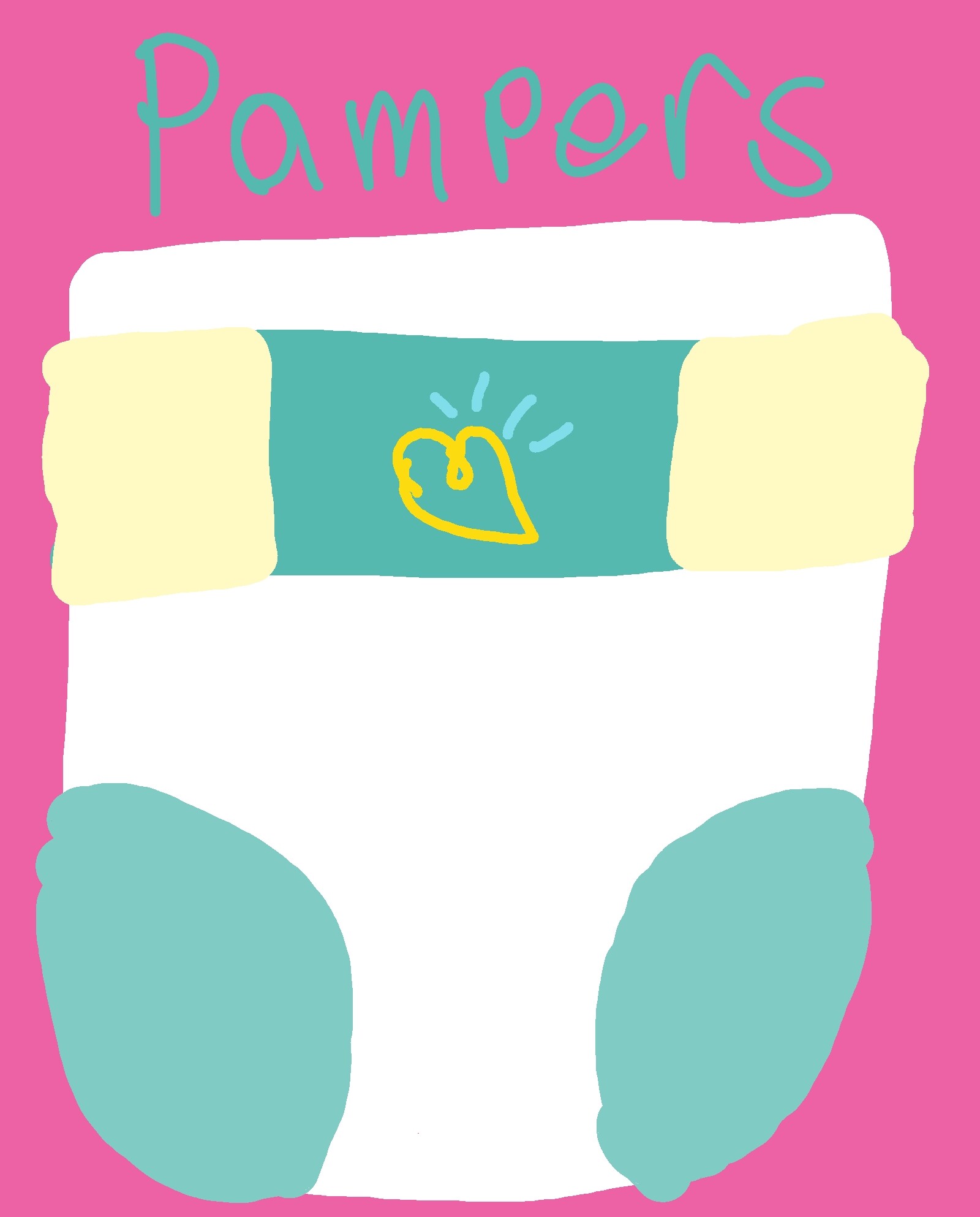 ArtStation - Pampers diaper Art