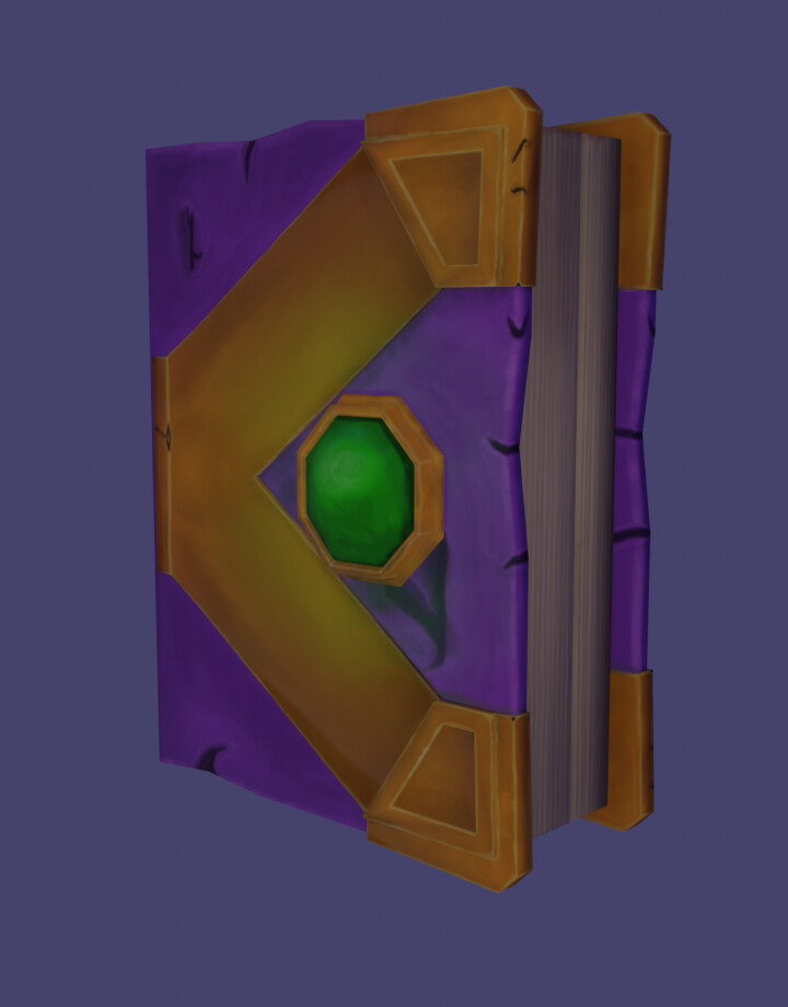 ArtStation - Stylized book