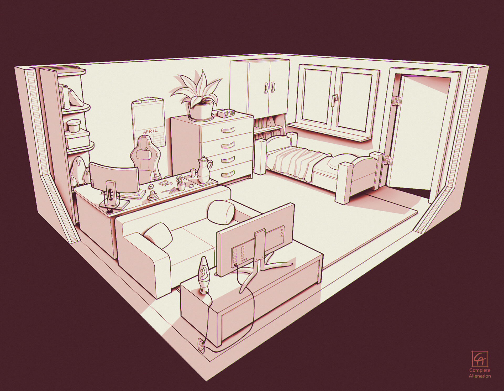 ArtStation - Room concept