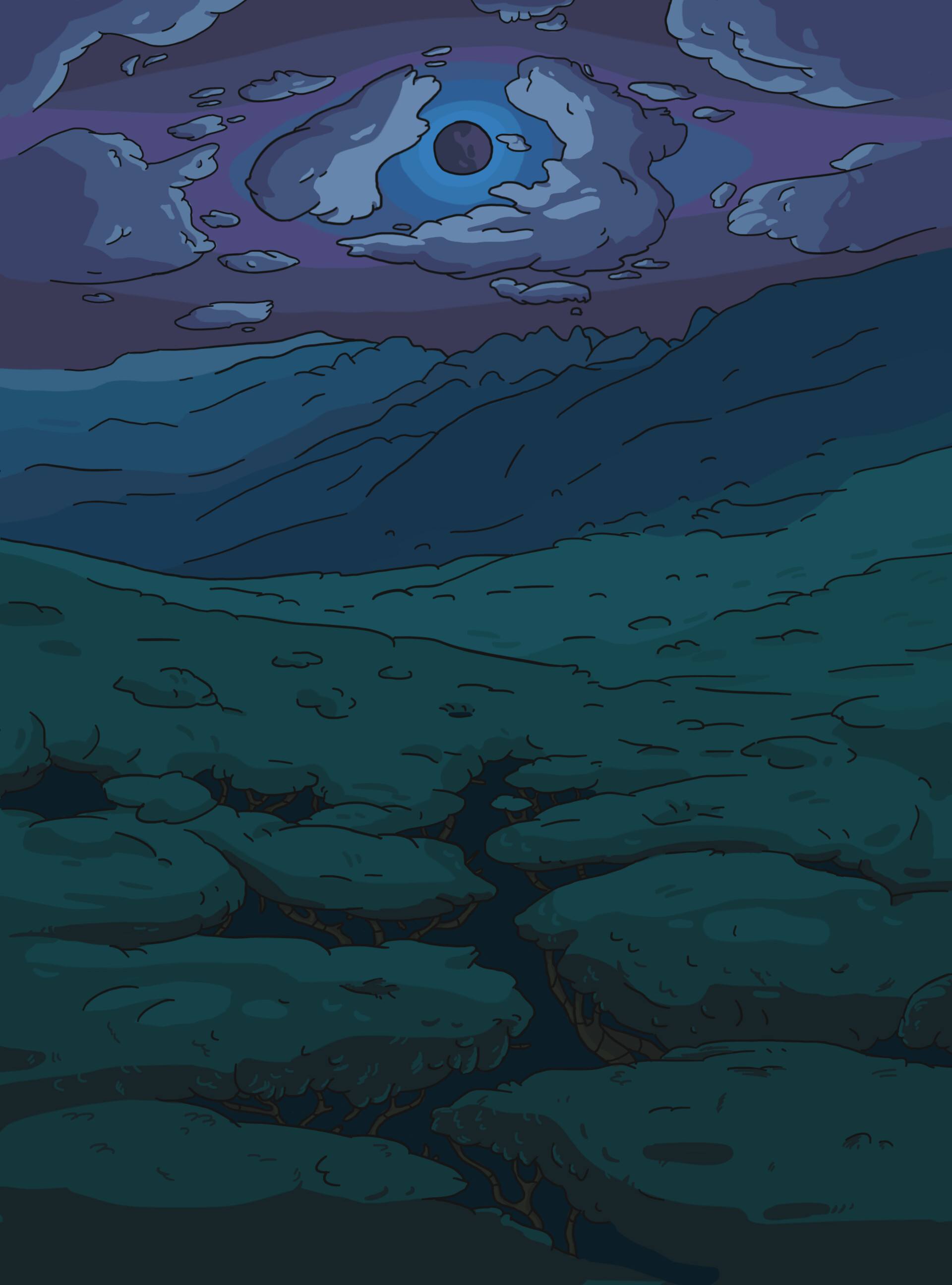 ArtStation - Adventure Time-inspired Backgrounds