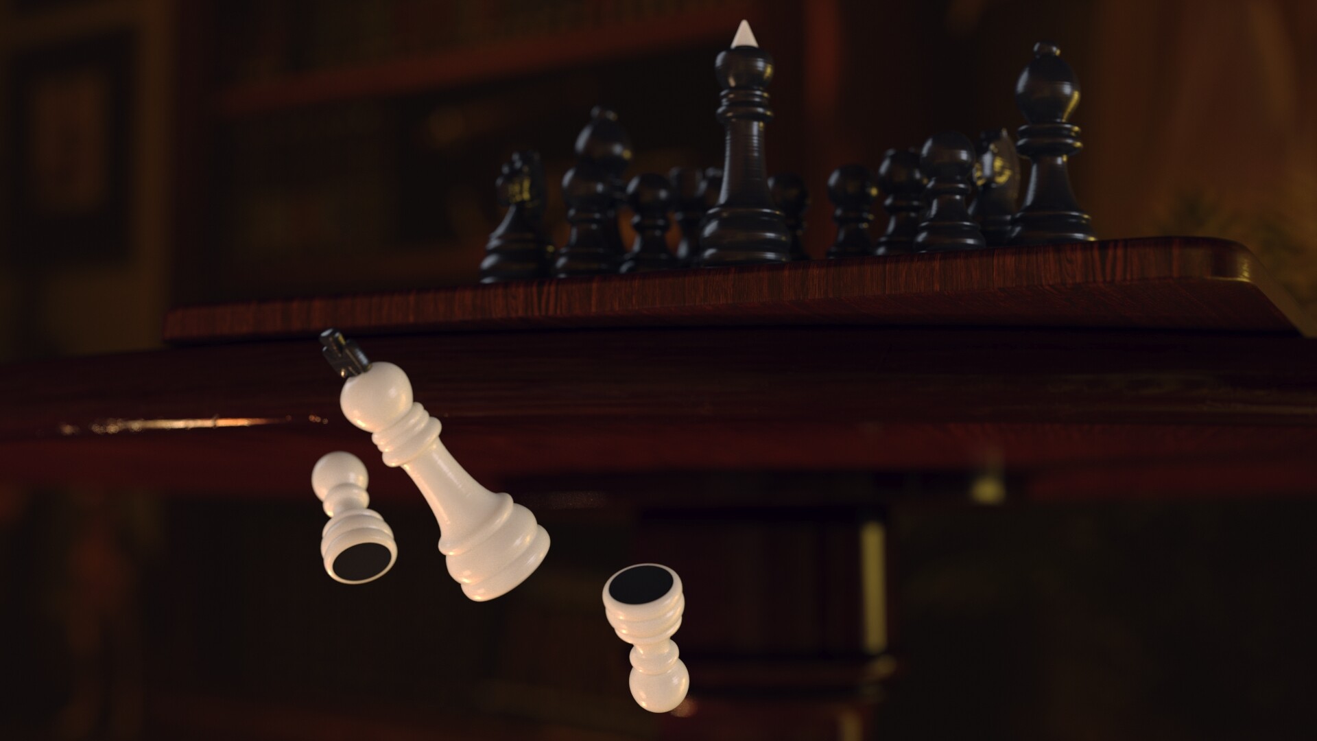 ArtStation - Chess "The Fall of the King"