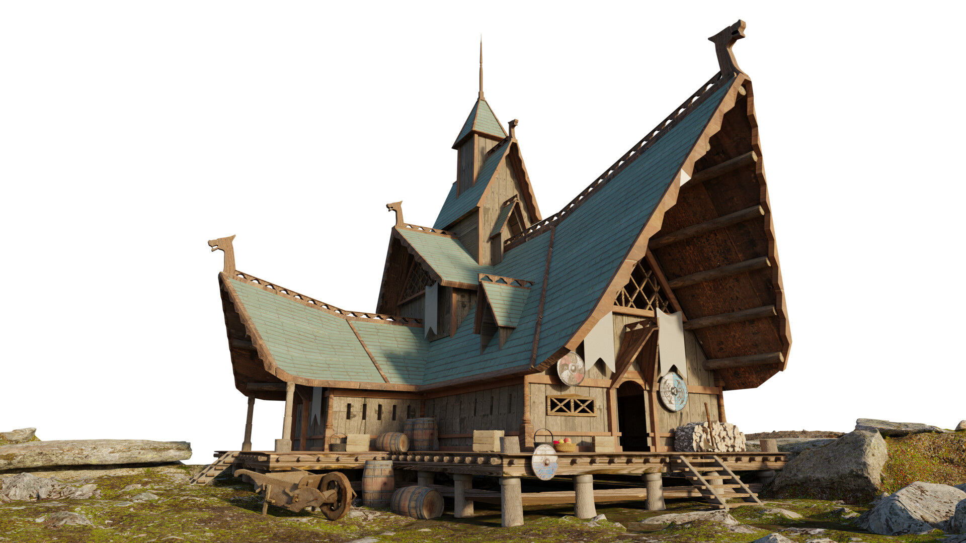 Oliver Turner - The Dragon's Head Inn Exterior Concept