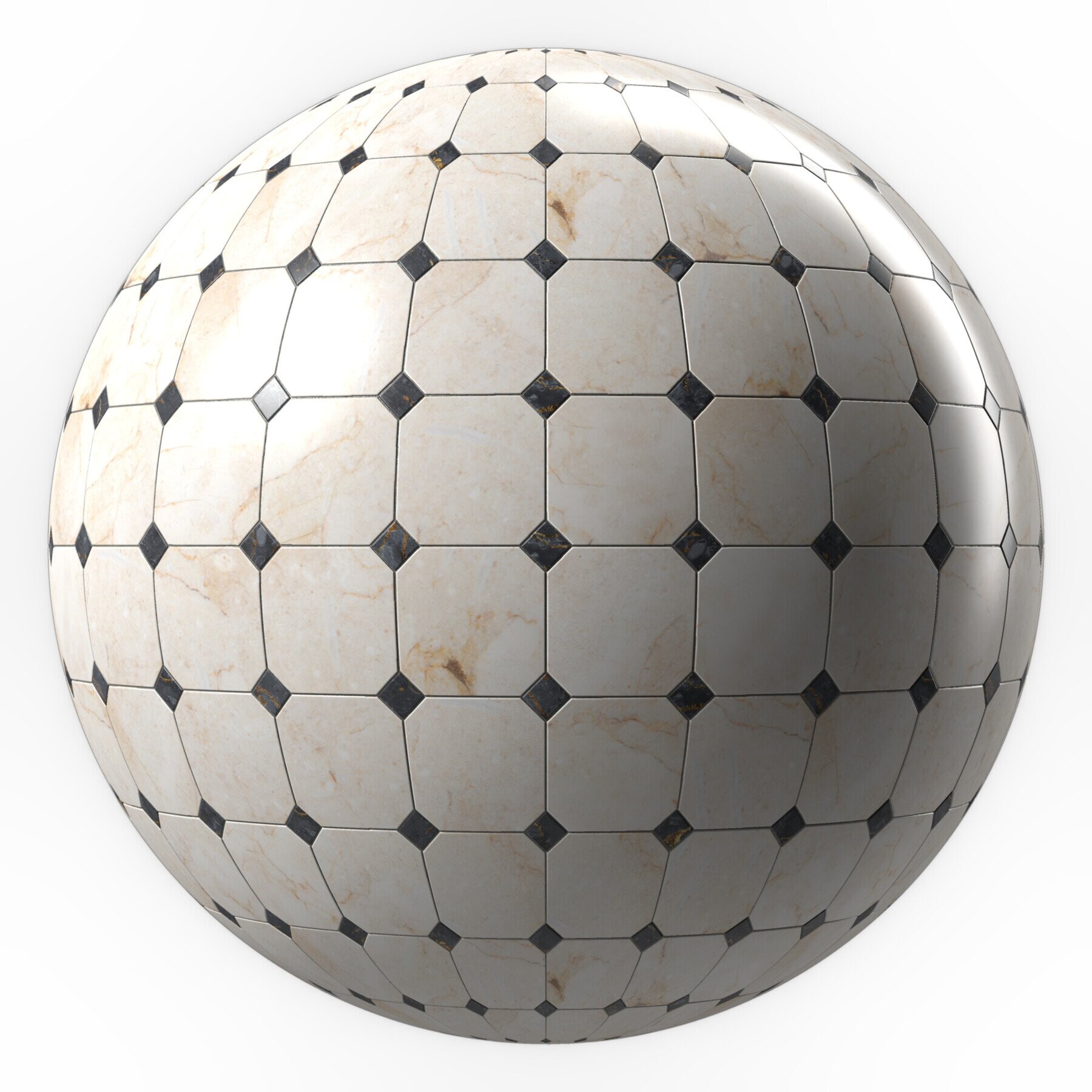 Dangsho - Marble Tile Materials 15- Pbr 4k Seamless