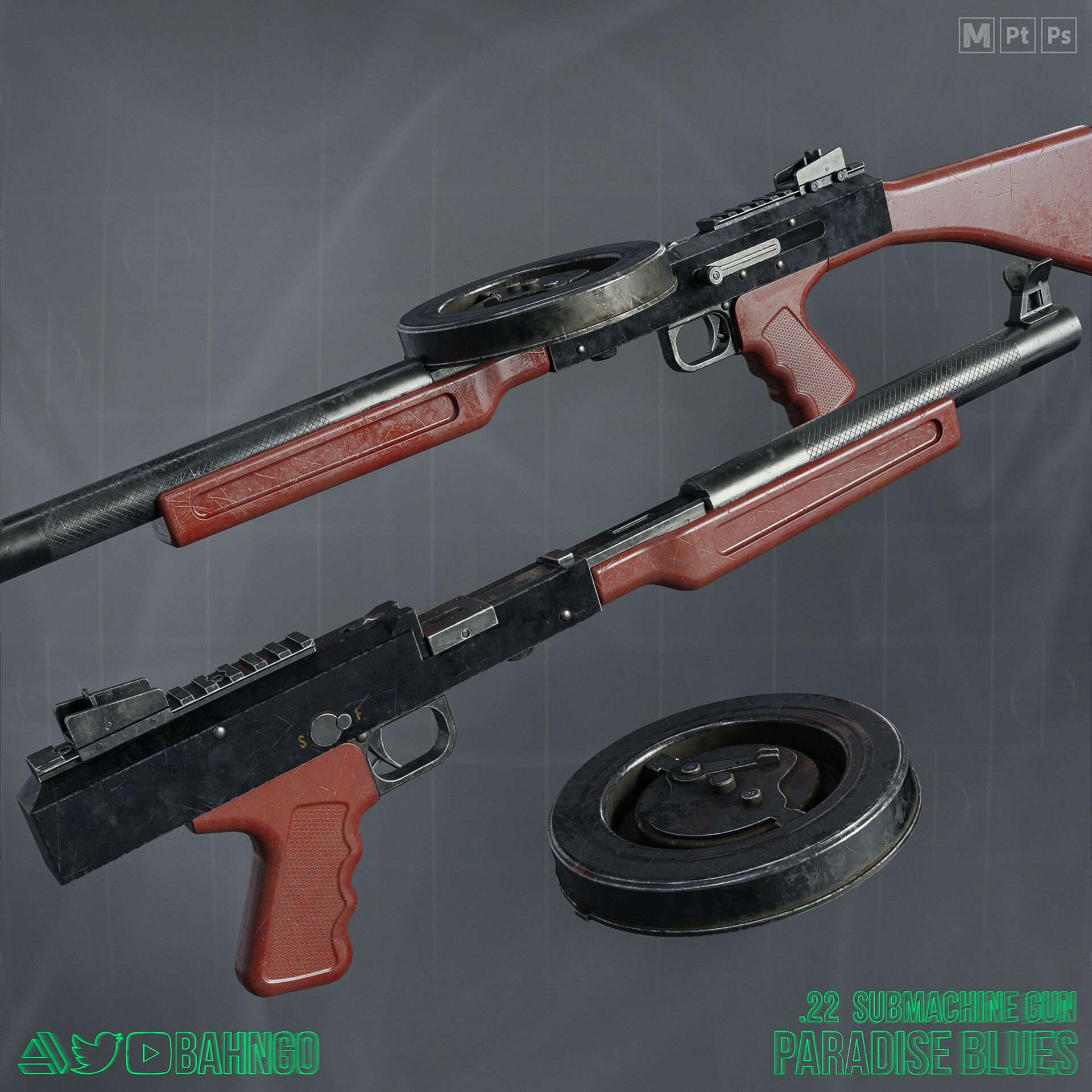 noah glenn - .22 SMG // American-180 - "Paradise Blues" (Fallout Zombies)