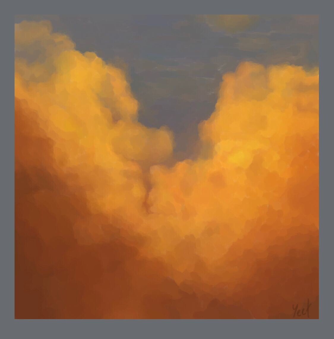 ArtStation - Golden Hour Clouds
