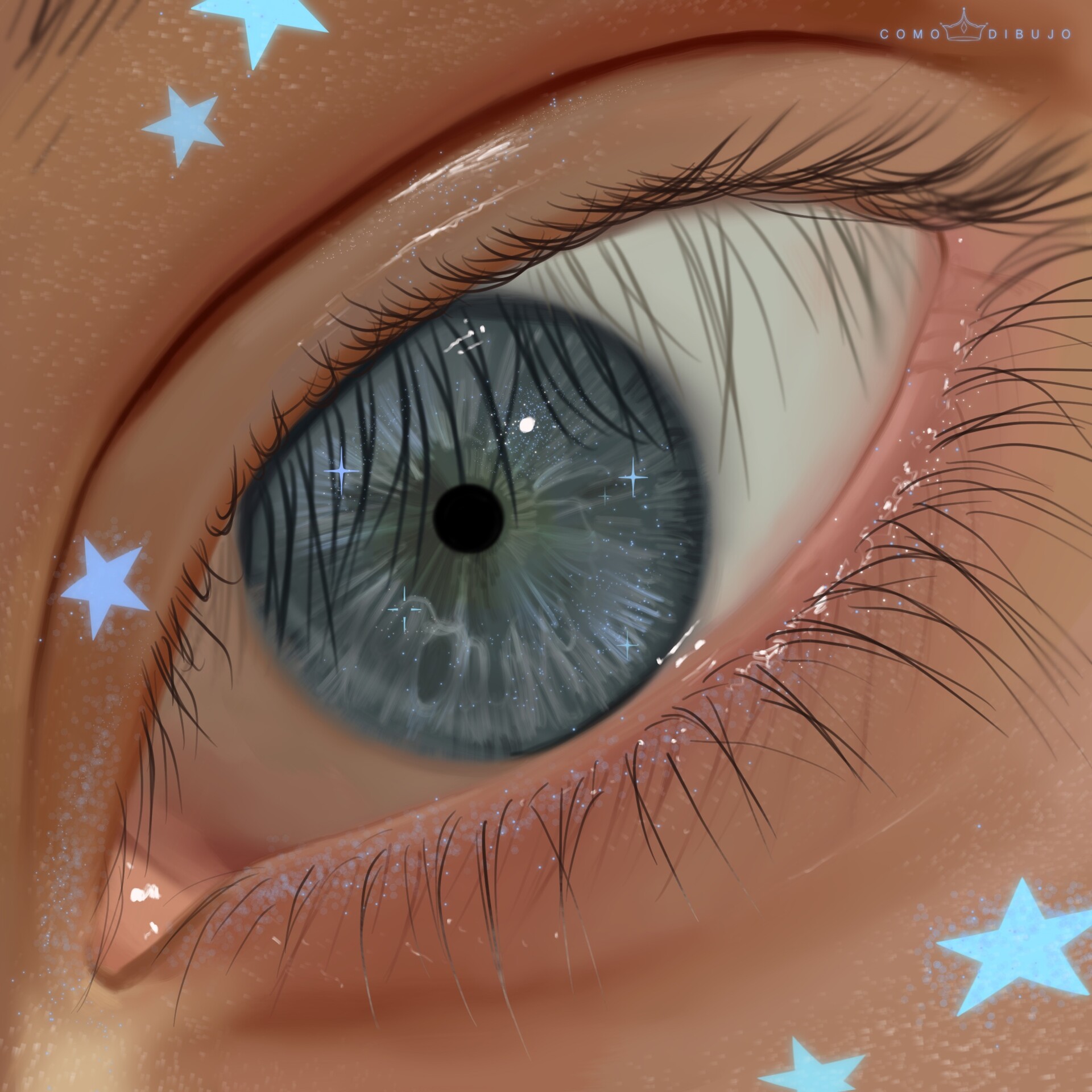 ArtStation - Eye drawing