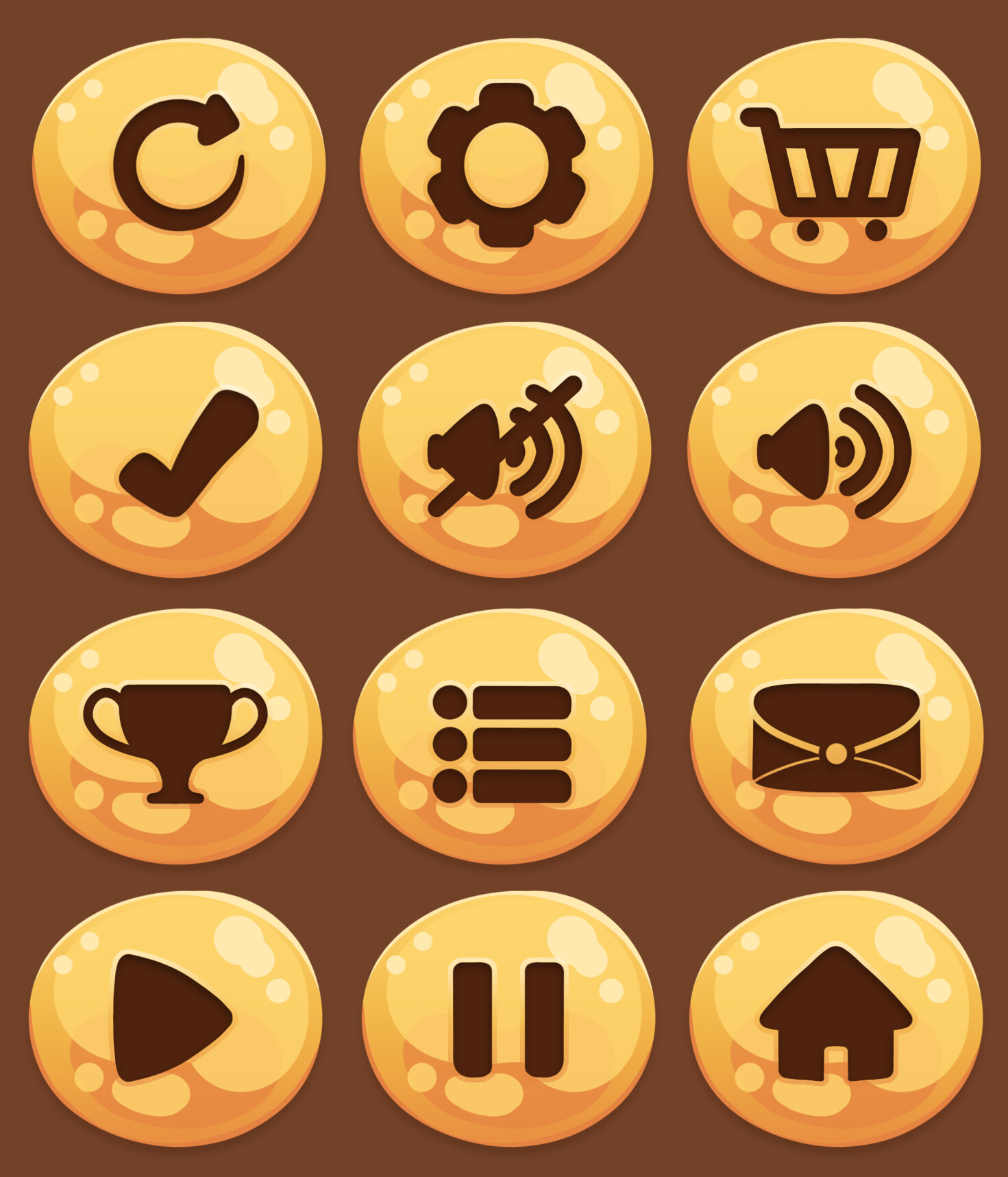 ArtStation - Honey Game UI (Personal project / WIP)