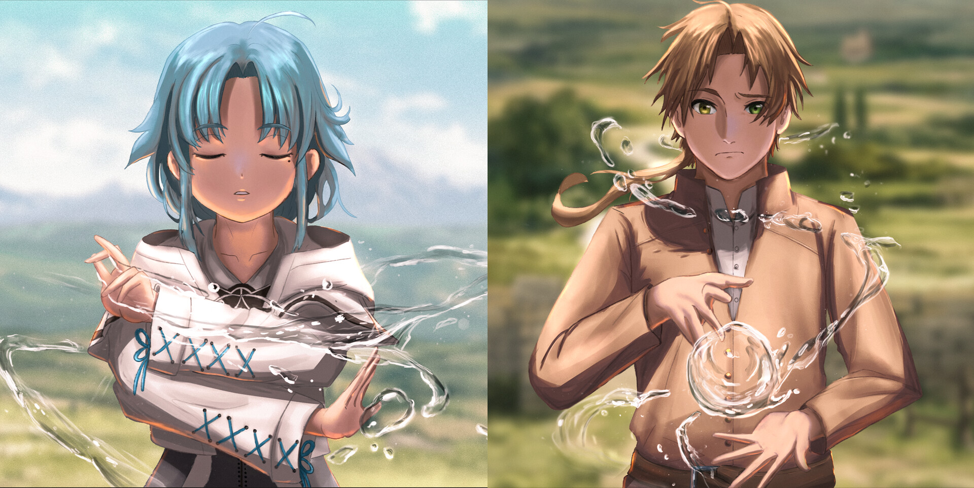 ArtStation - Water Magic Class, inspired by KAN LIU