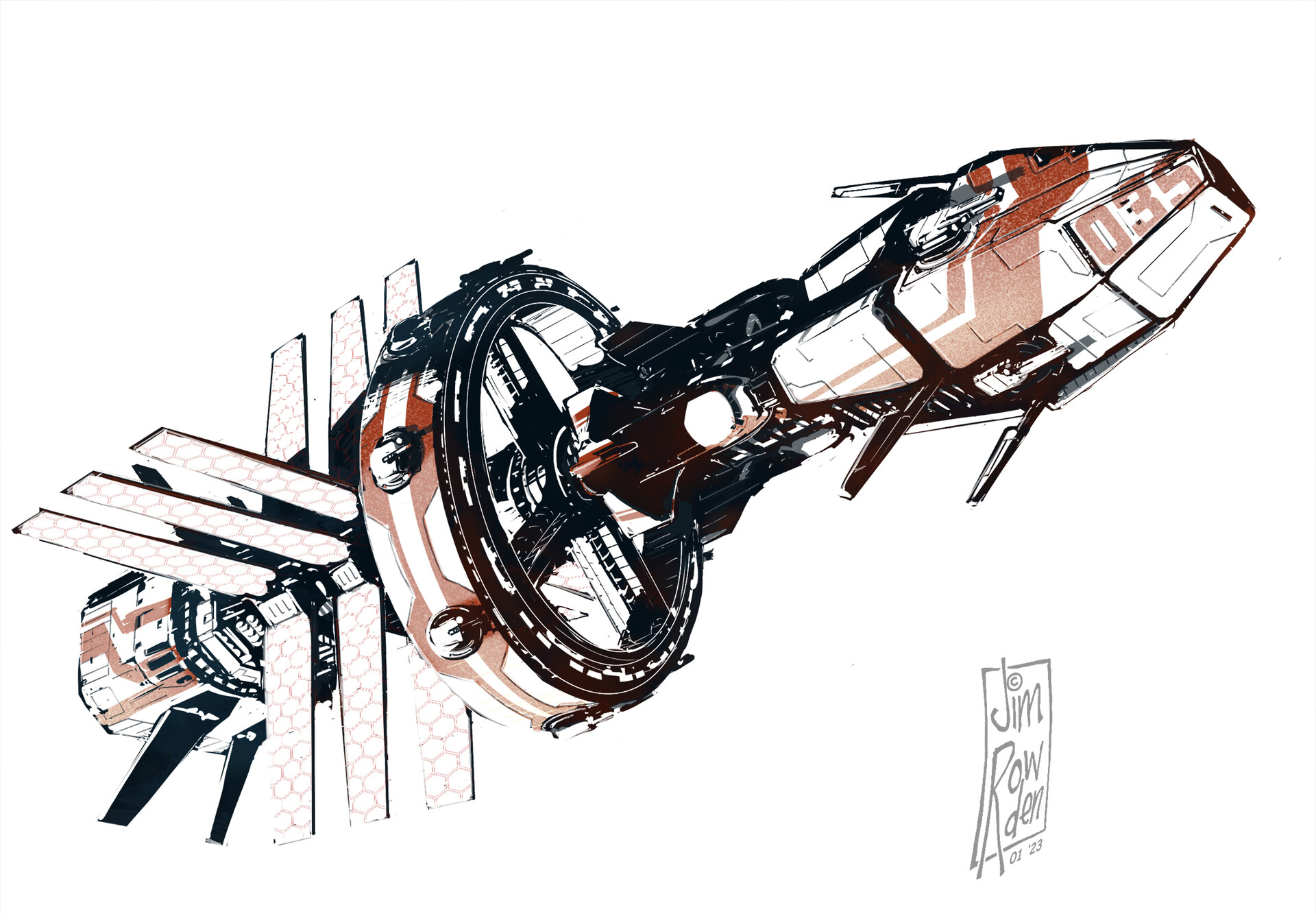 Jim Rowden - (Space)Ship 035 (Solar War 2500)