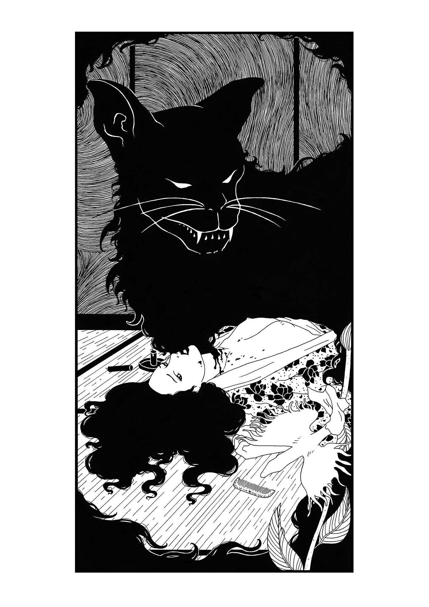 ArtStation - Le Chat-Vampire de Nabeshima