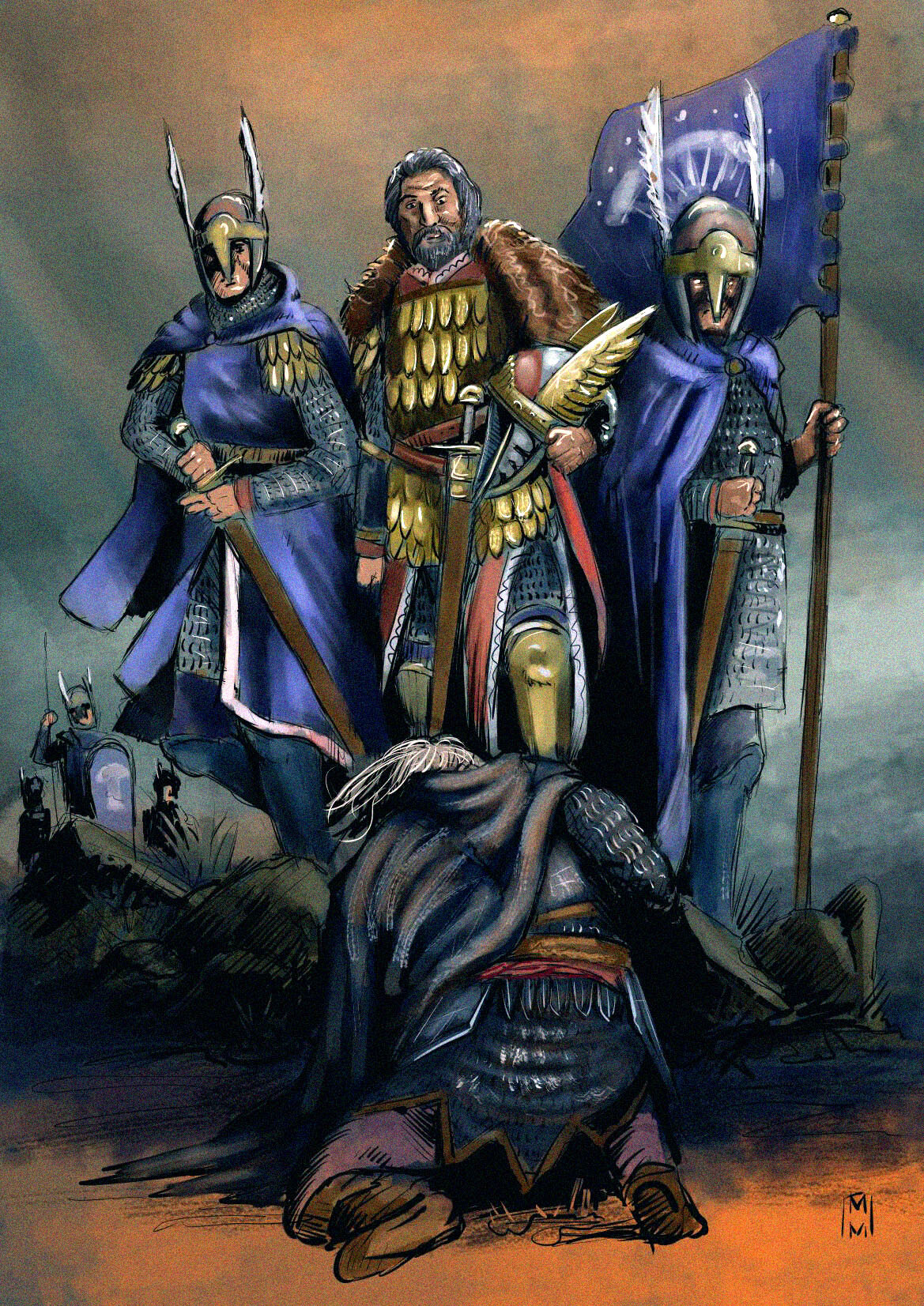 ArtStation - Sauron Surrenders to Númenor