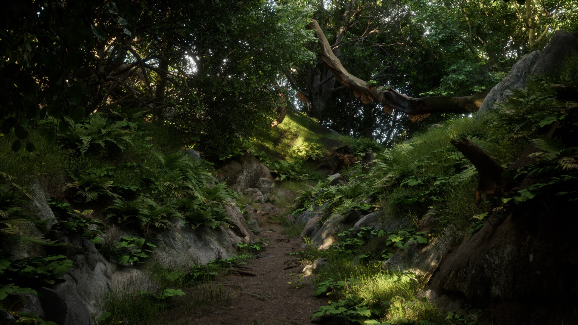 ArtStation - Forest Path - Unreal Engine