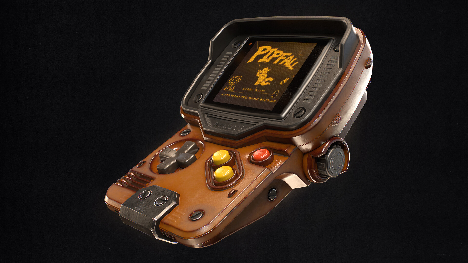 Oleg Ratiev - Game Boy in Fallout style