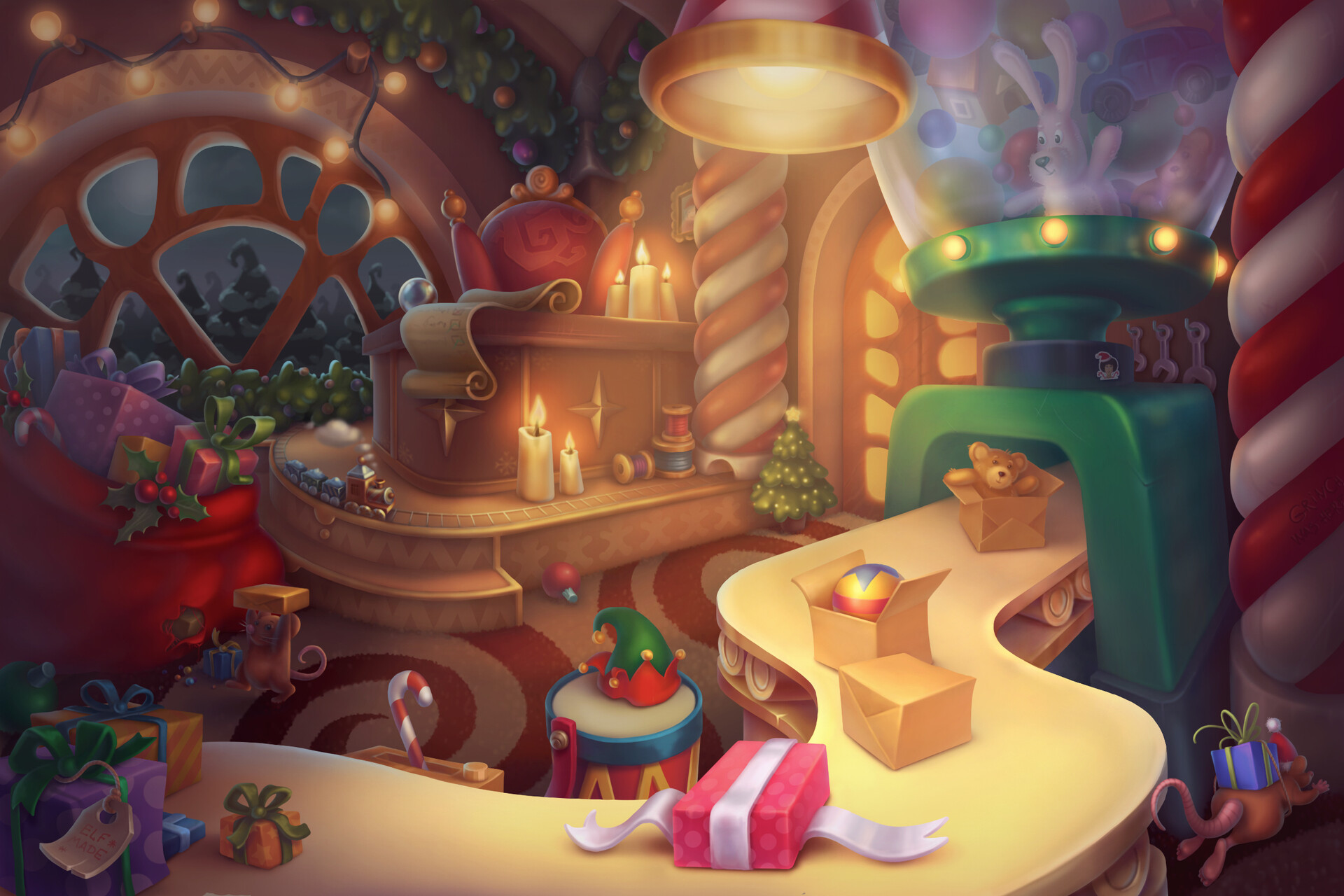 ArtStation - Santa's Factory