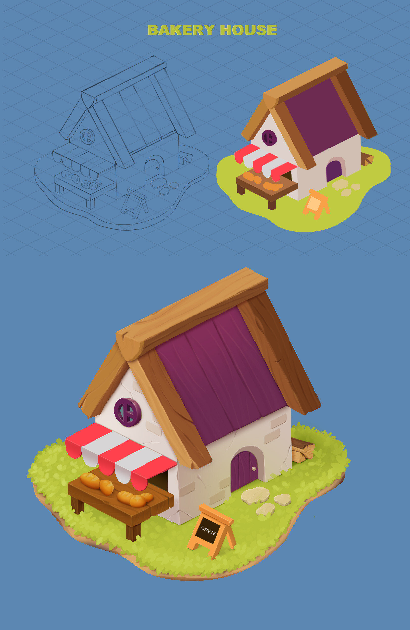 ArtStation - Bakery house