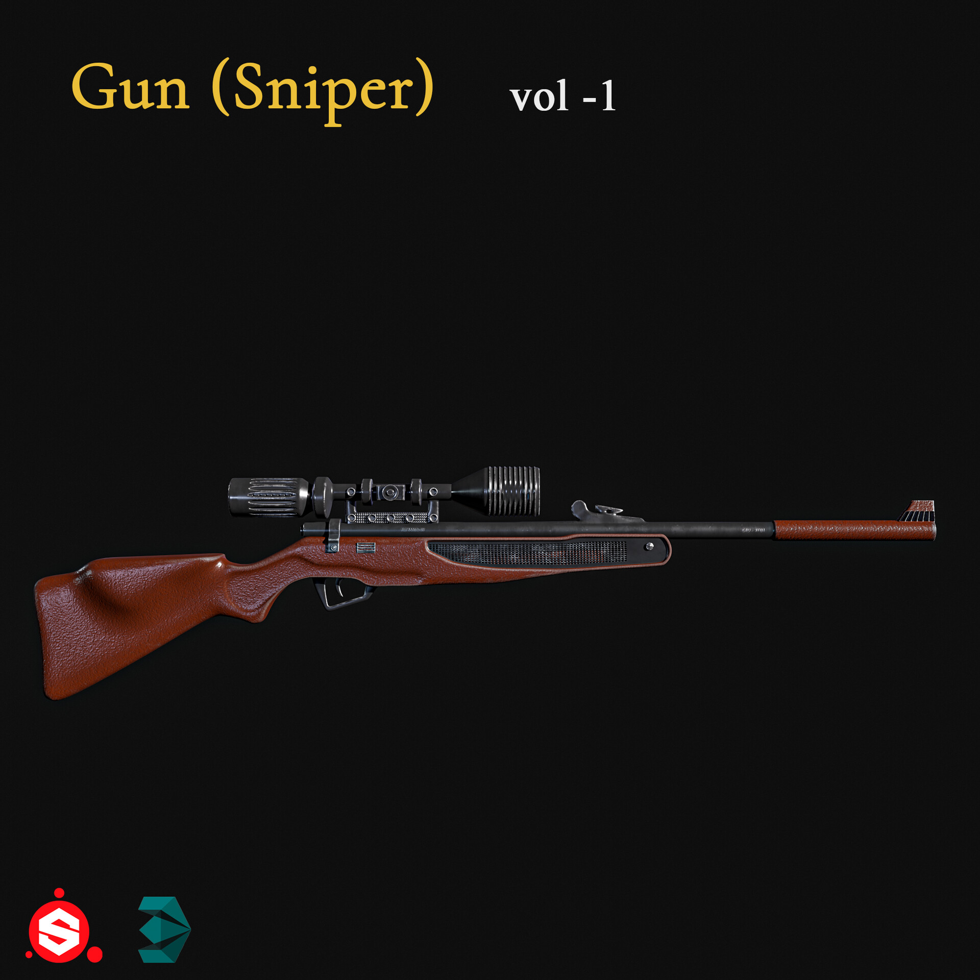 ArtStation - Gun (sniper)